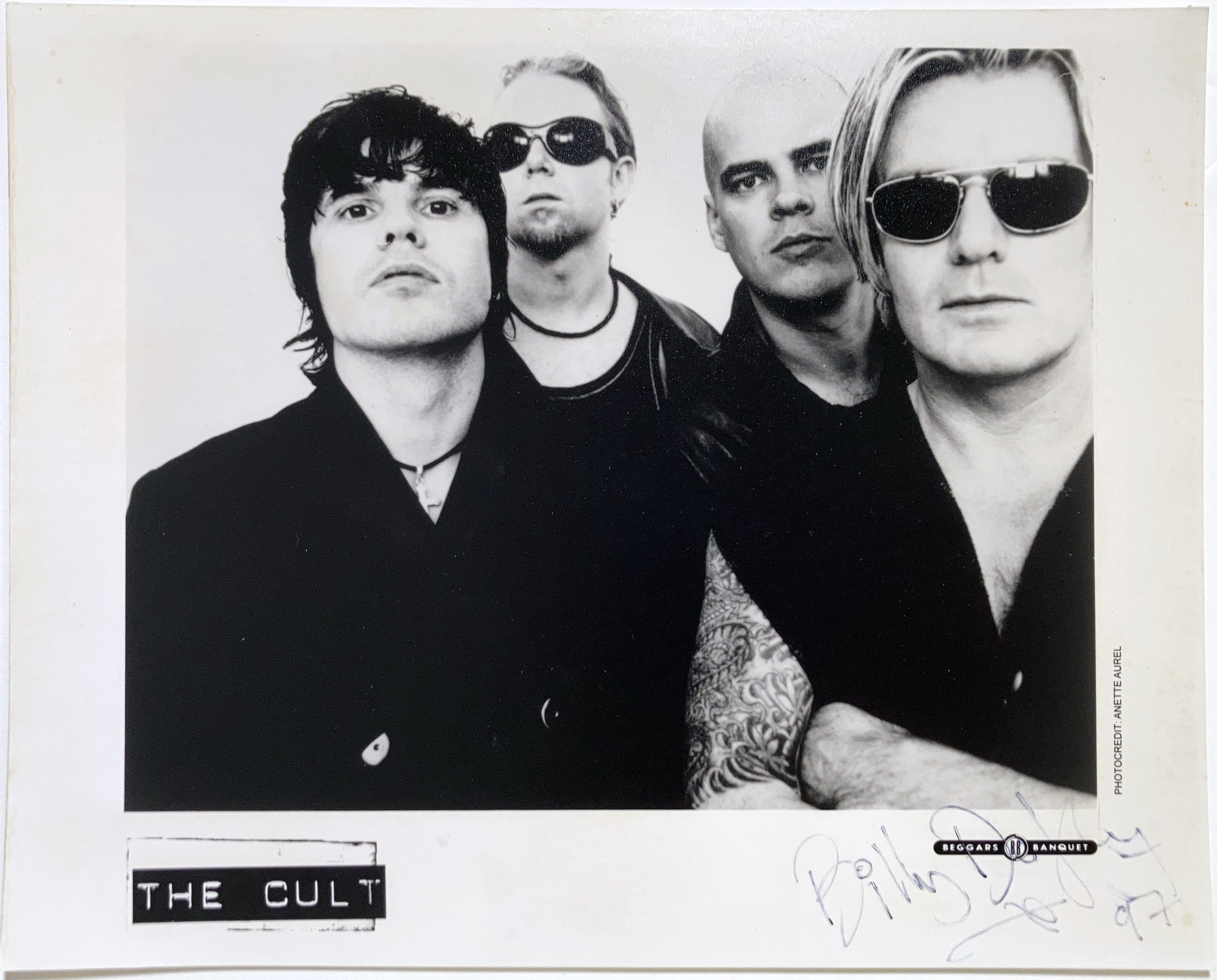 Lot 605 - BILLY DUFFY / THE CULT - COLLECTABLE PHOTO
