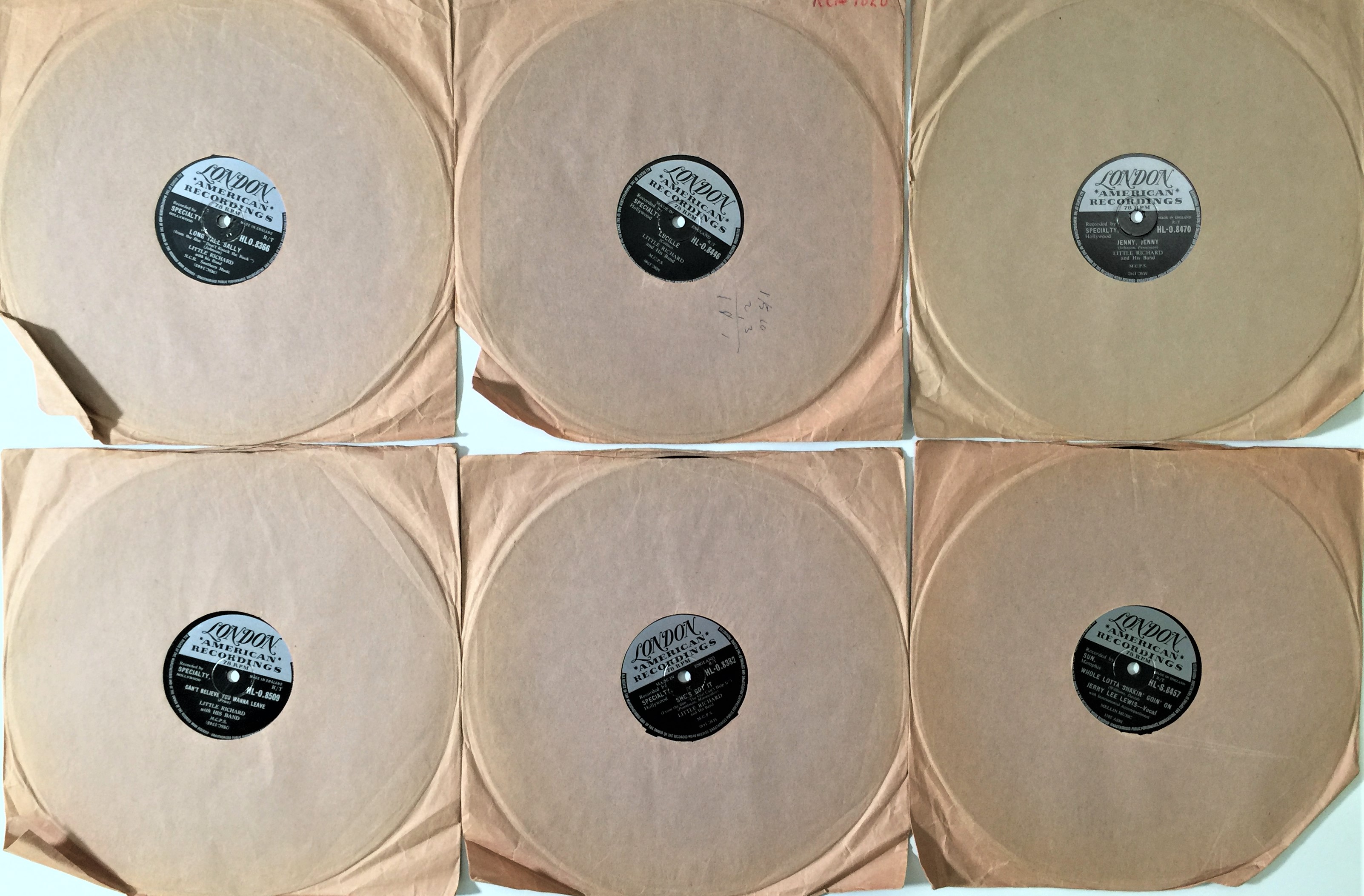 Lot 301 - LONDON RECORDS - ORIGINAL UK R&R 10" 78RPM