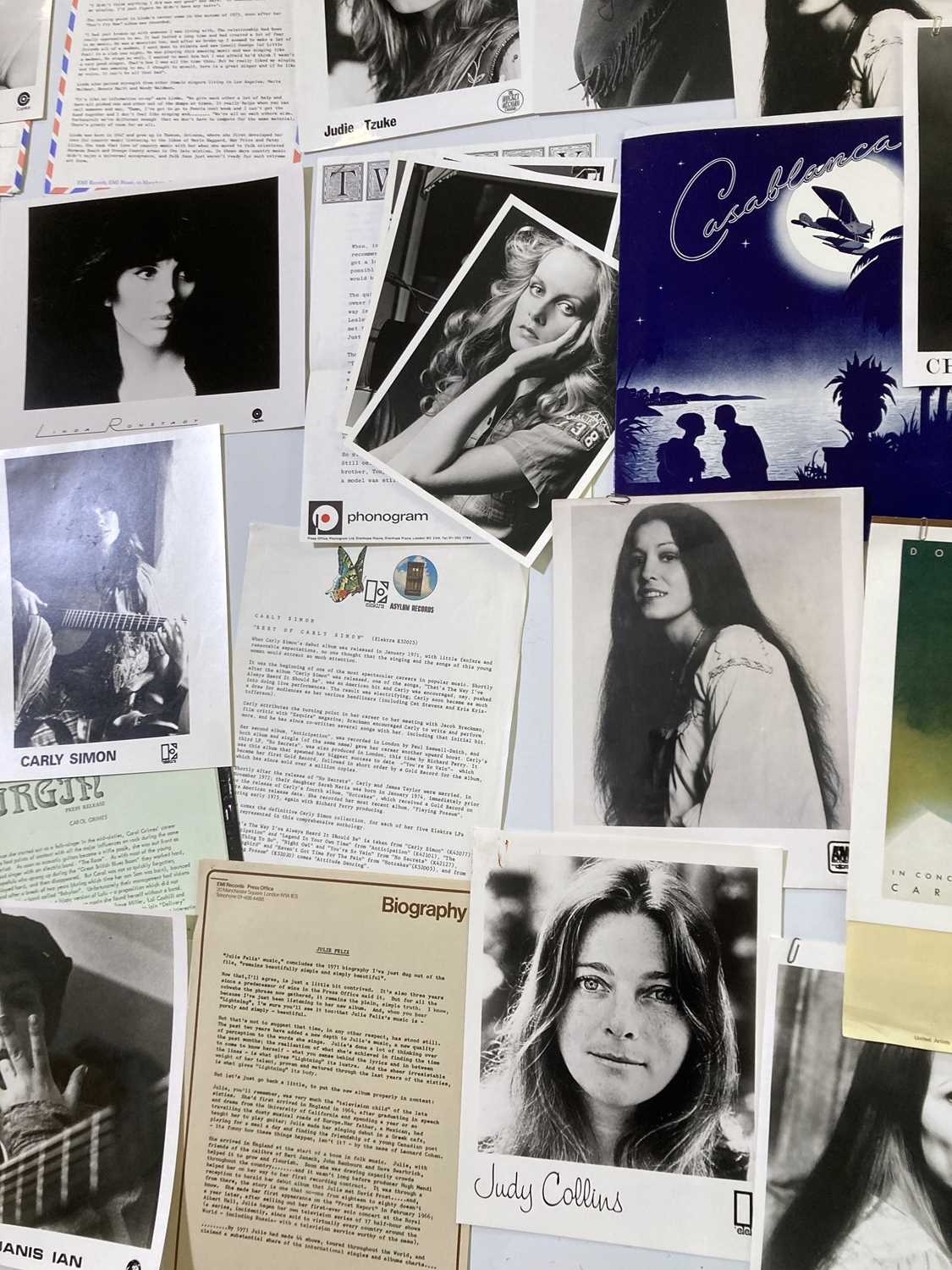 Lot 85 - PRESS KIT ARCHIVE - FEMALE FRONTED ROCK AND