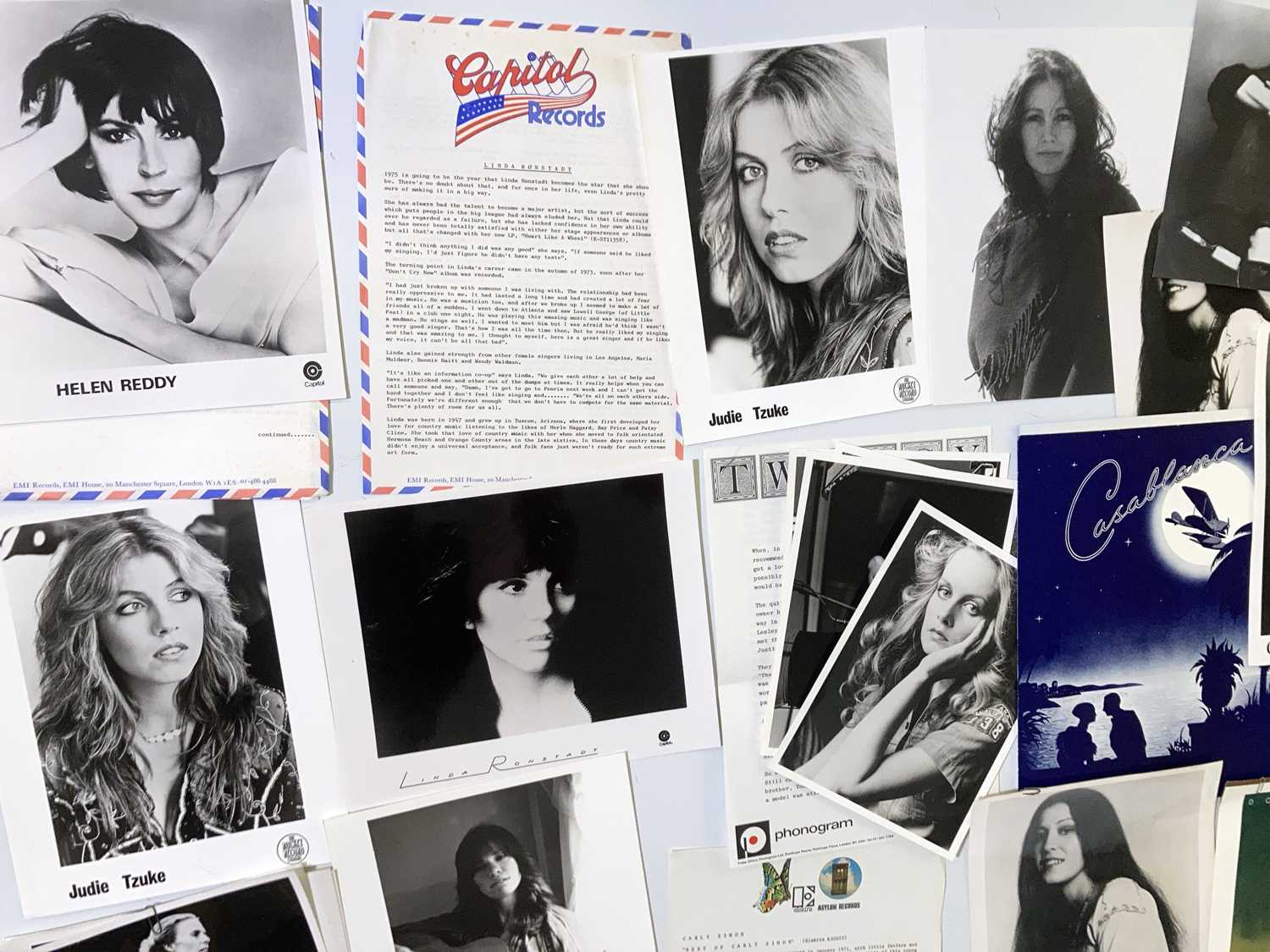 Lot 85 - PRESS KIT ARCHIVE - FEMALE FRONTED ROCK AND