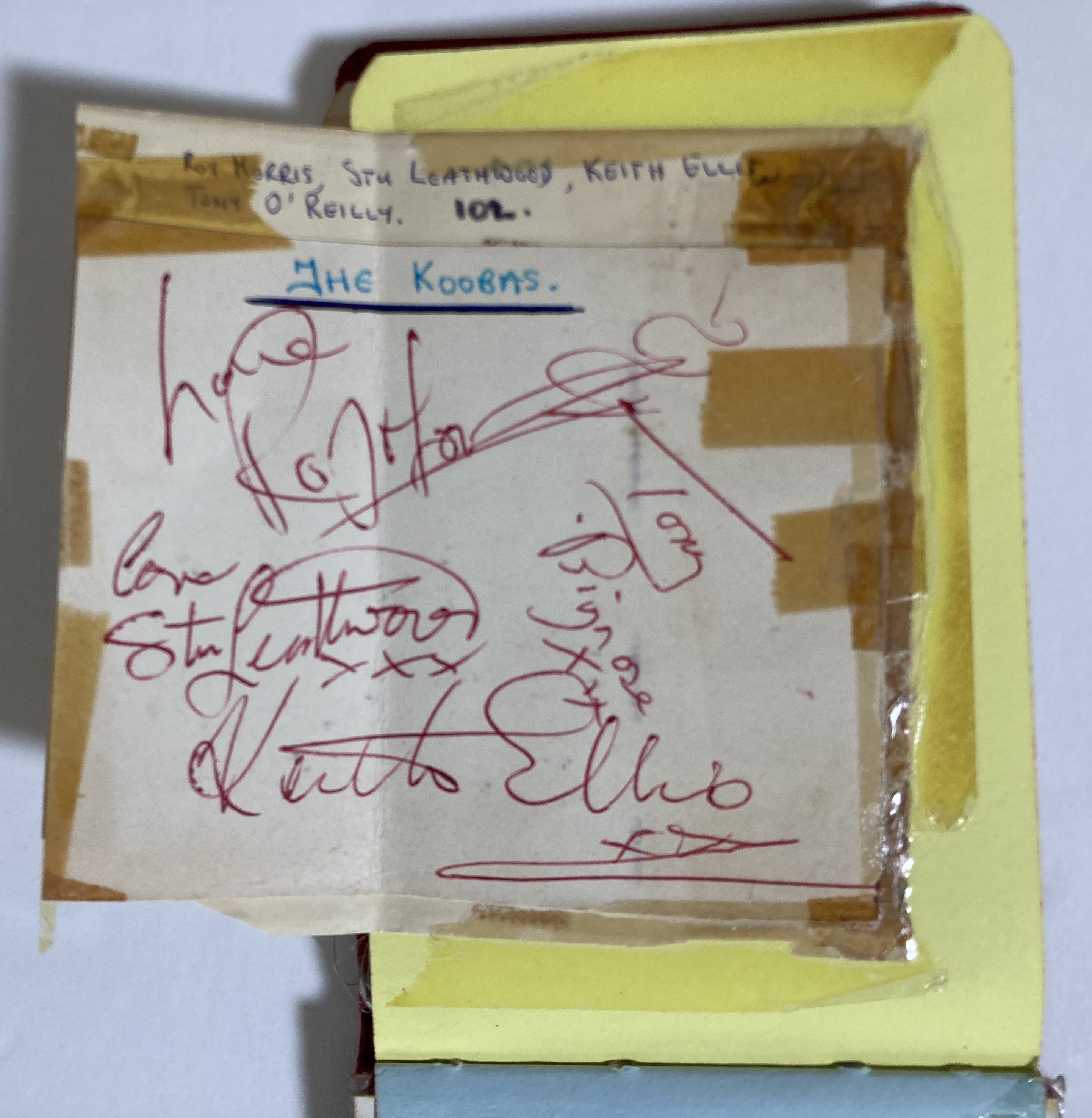 Lot 315 - 1960S AUTOGRAPH BOOK INC THE PRETTY THINGS.