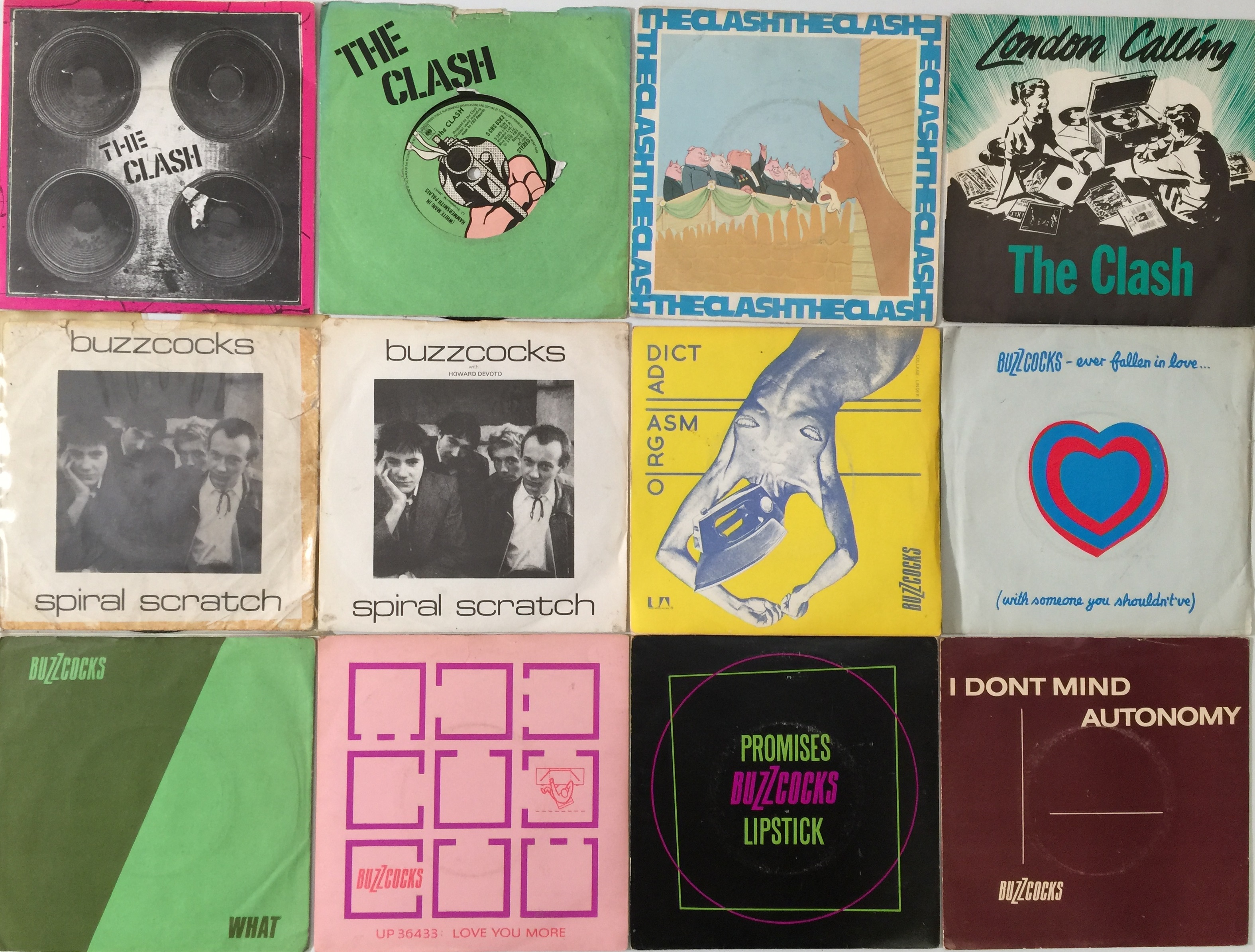 Lot 873 - CLASSIC UK 7" PUNK COLLECTION