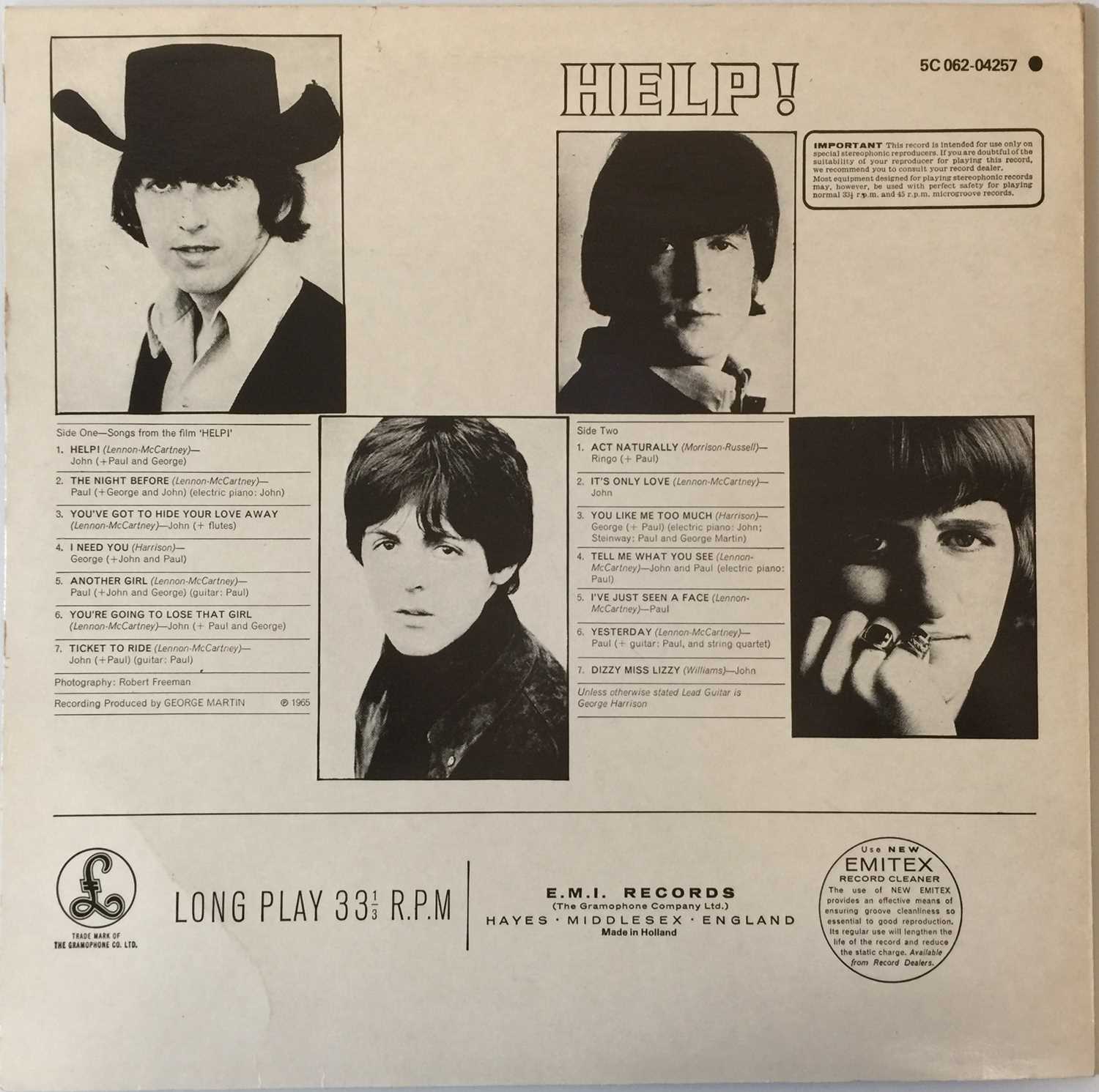 Lot 73 - THE BEATLES - HELP LP (SWEDISH 'SHELL' COVER