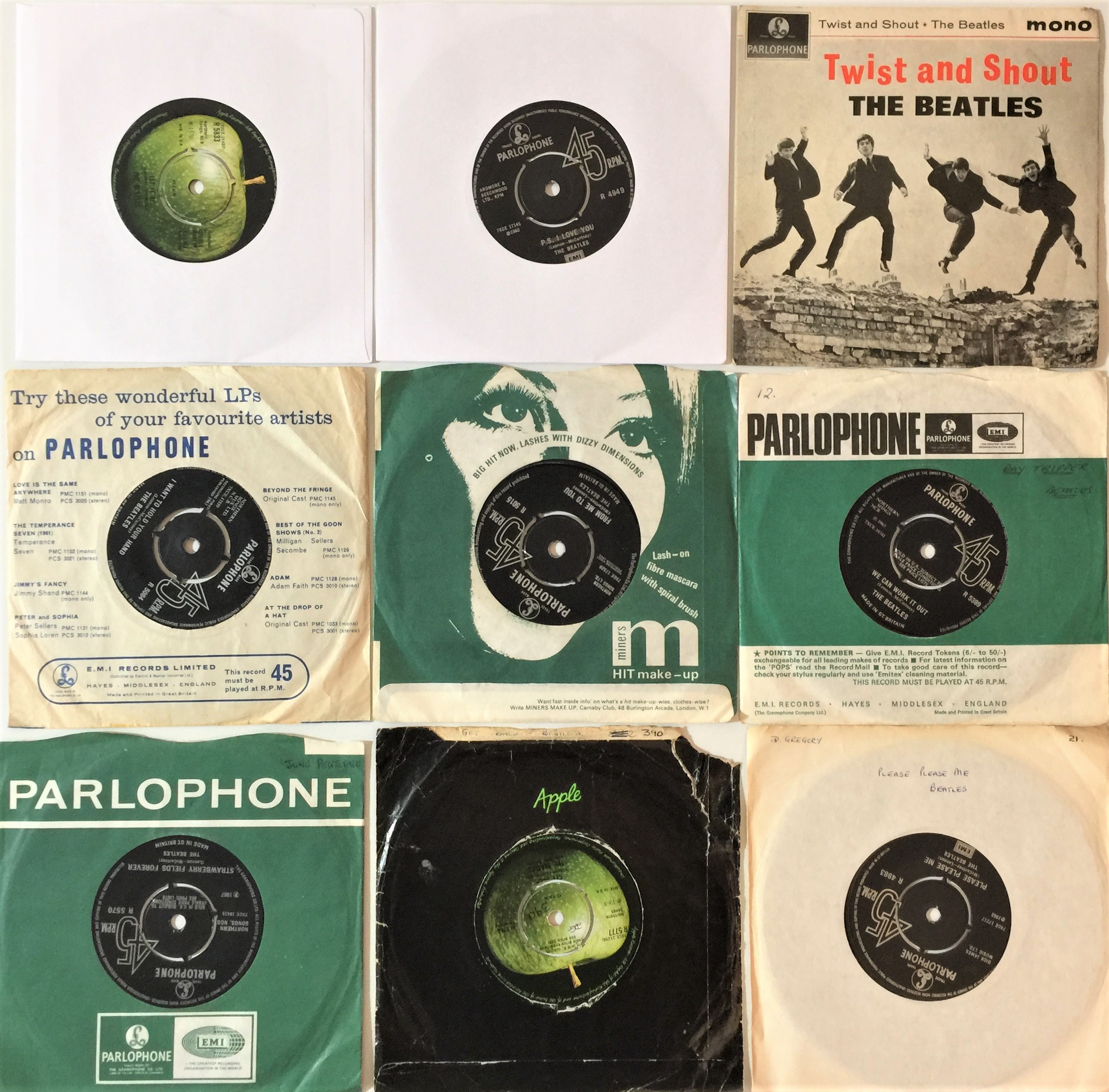 Lot 76 - THE BEATLES - 7''/EP COLLECTION