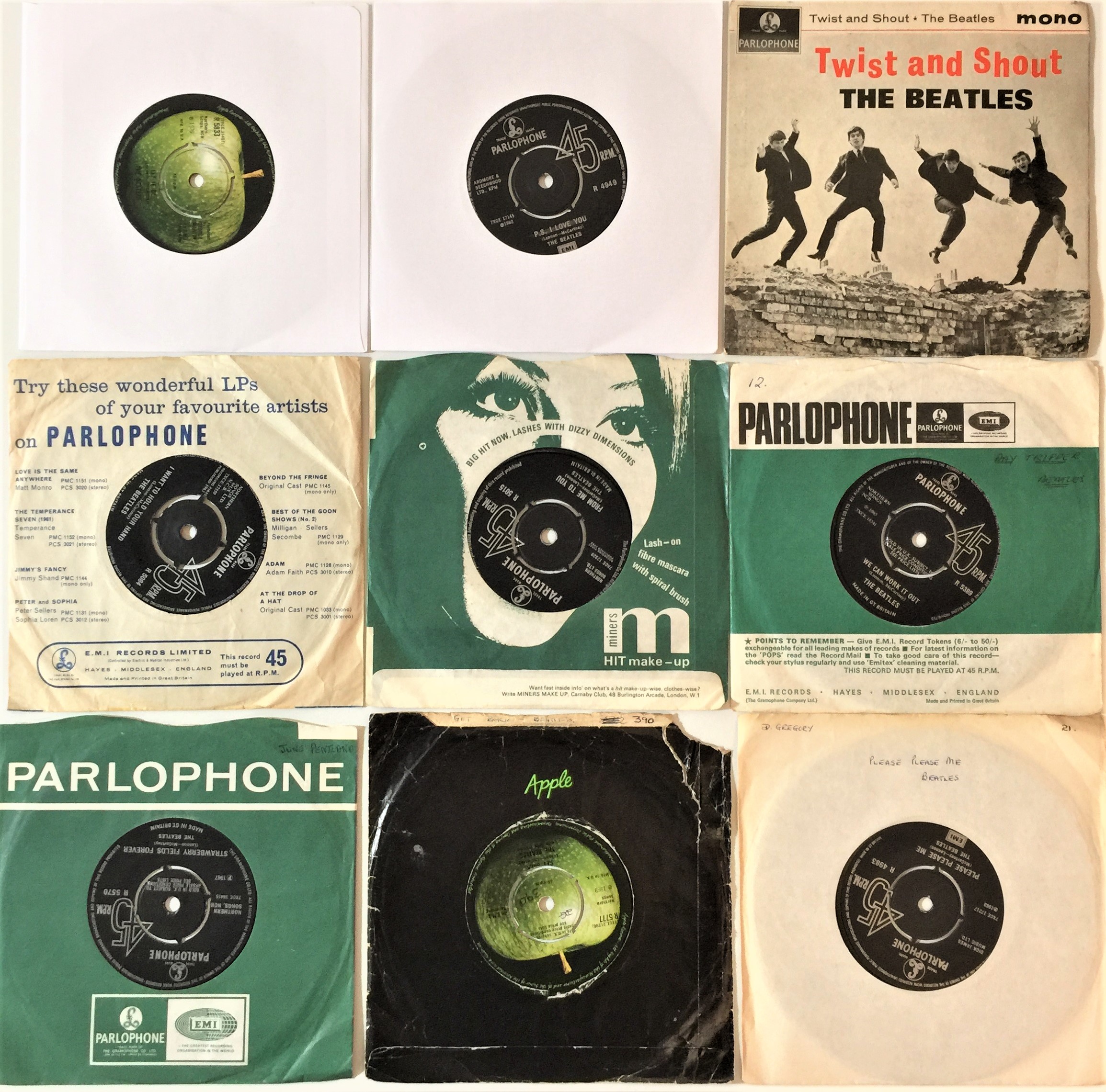 Lot 76 - THE BEATLES - 7''/EP COLLECTION