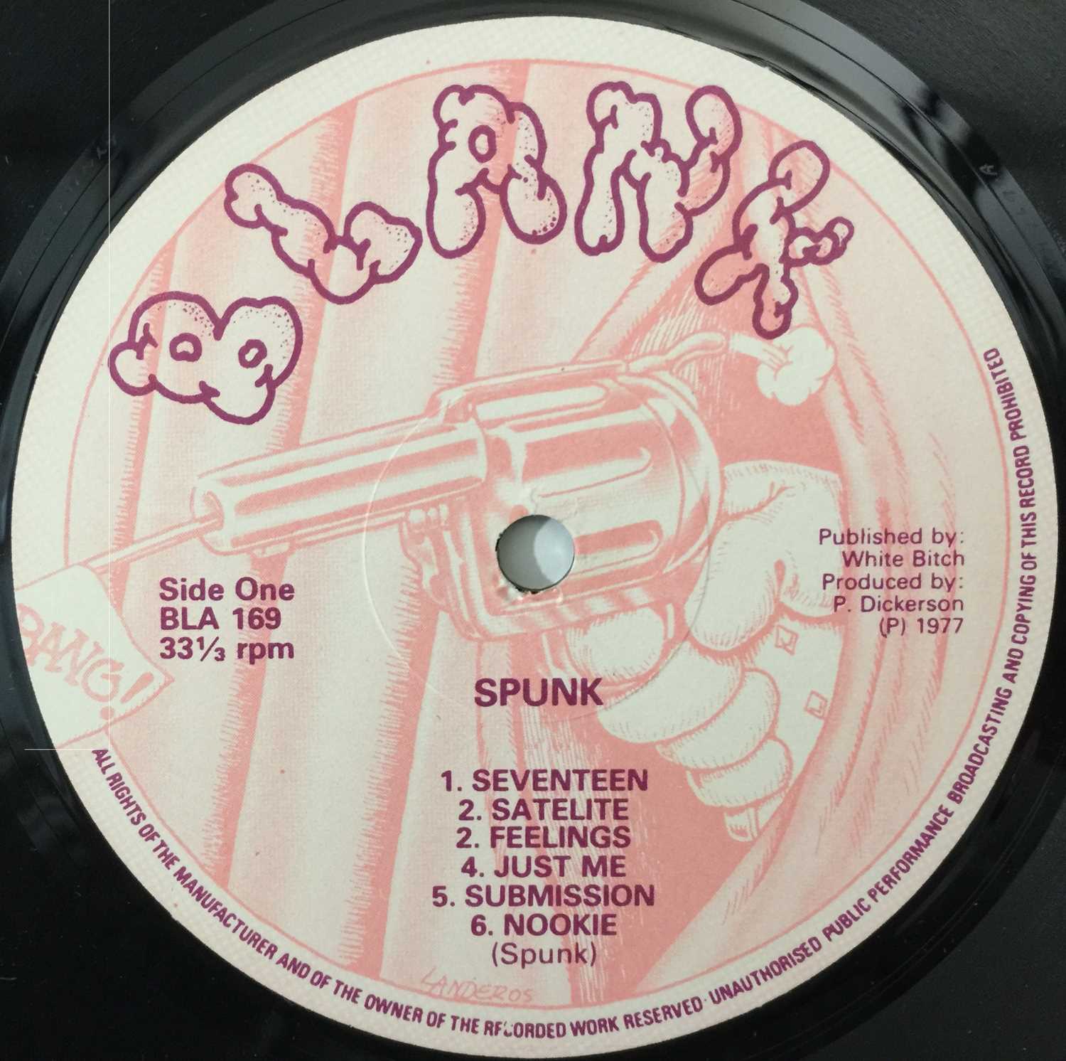 Lot 789 Sex Pistols Spunk Lp Original Uk Private