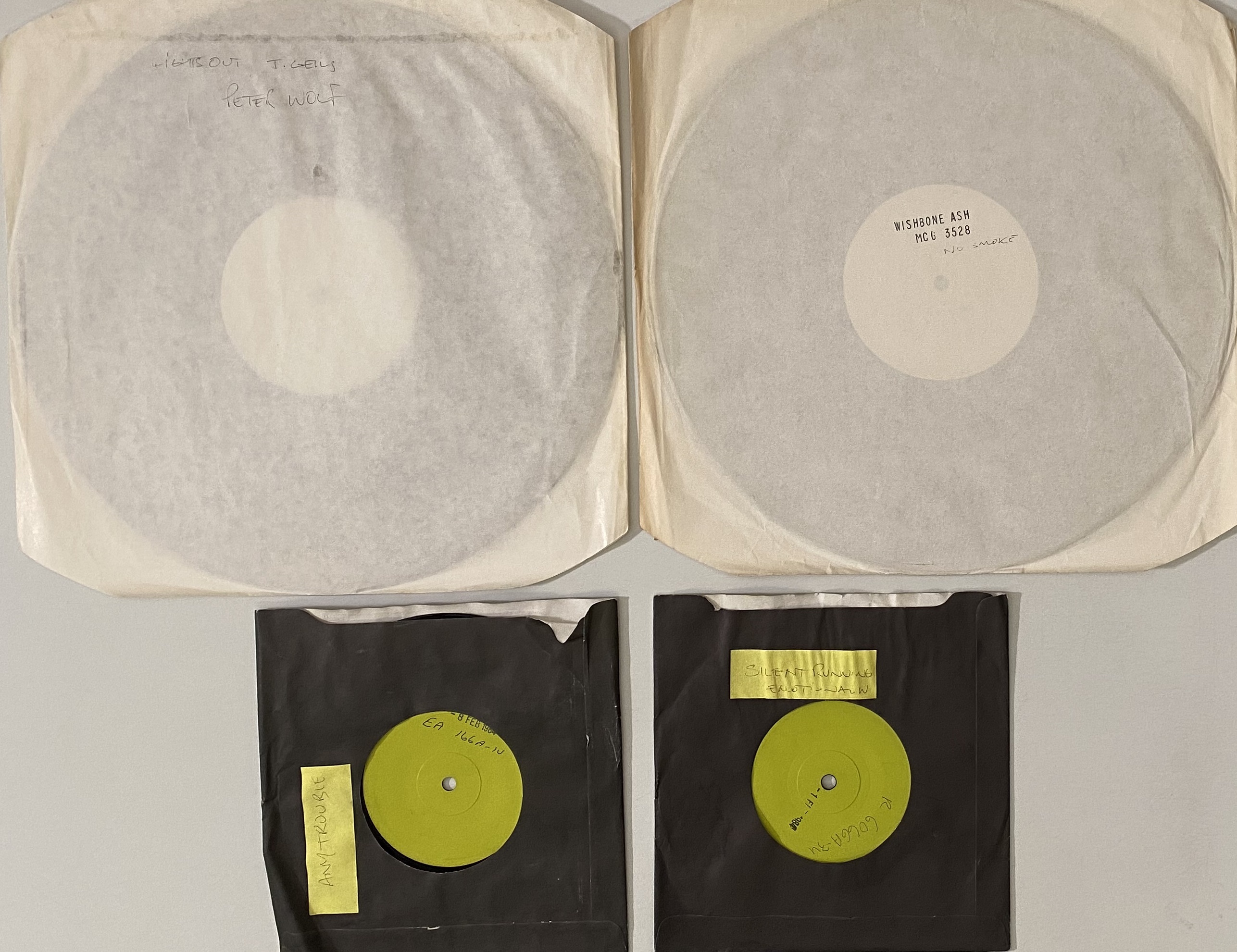 Lot 792 - WHITE LABELS/TEST PRESSINGS/ACETATE - LPs/12"