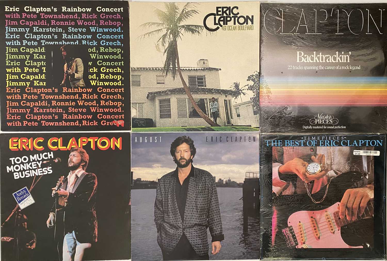 Lot 994 - ERIC CLAPTON - LP/12" COLLECTION ARCHIVE