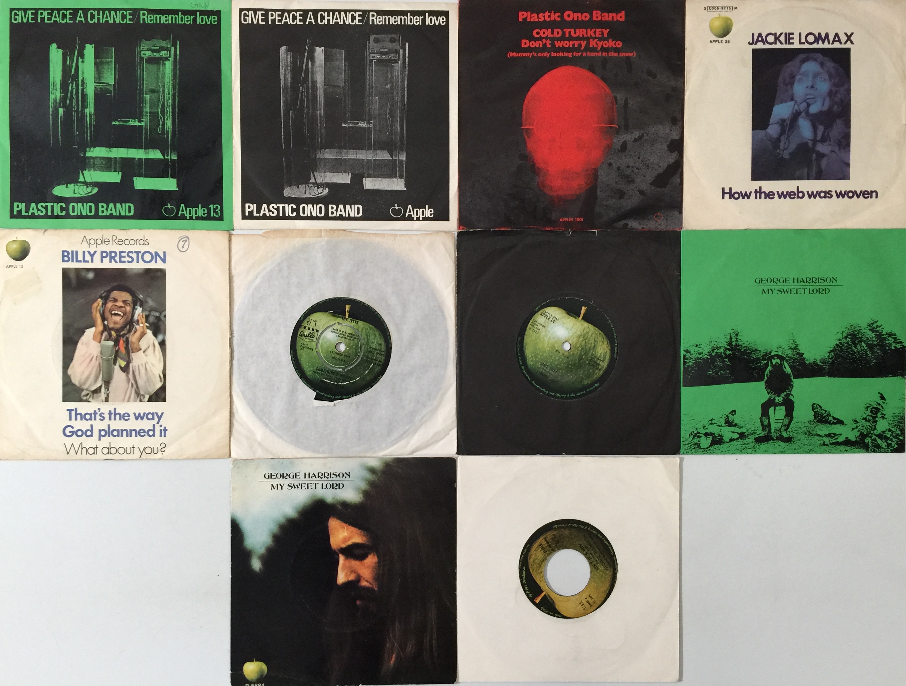 Lot 998 - APPLE ARTISTS - LPs/7"