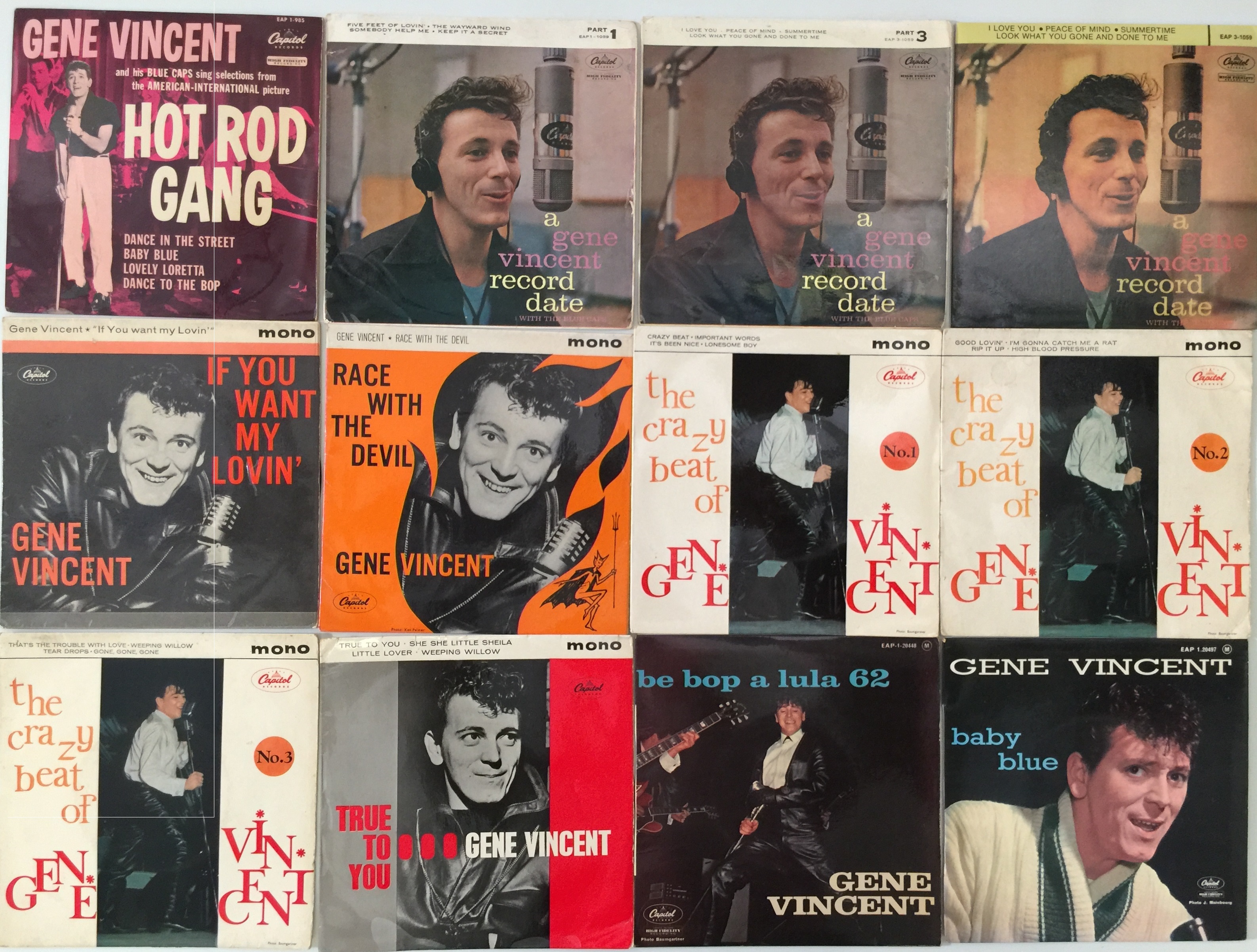 Lot 1008 - GENE VINCENT - EP COLLECTION