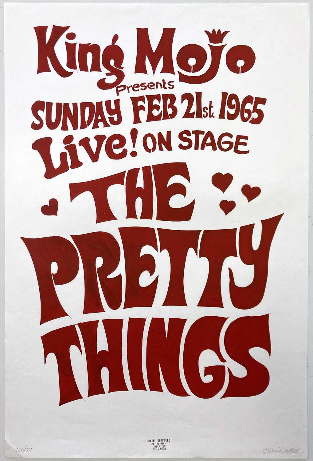 Lot 169 - THE PRETTY THINGS - LIMITED EDITION COLIN