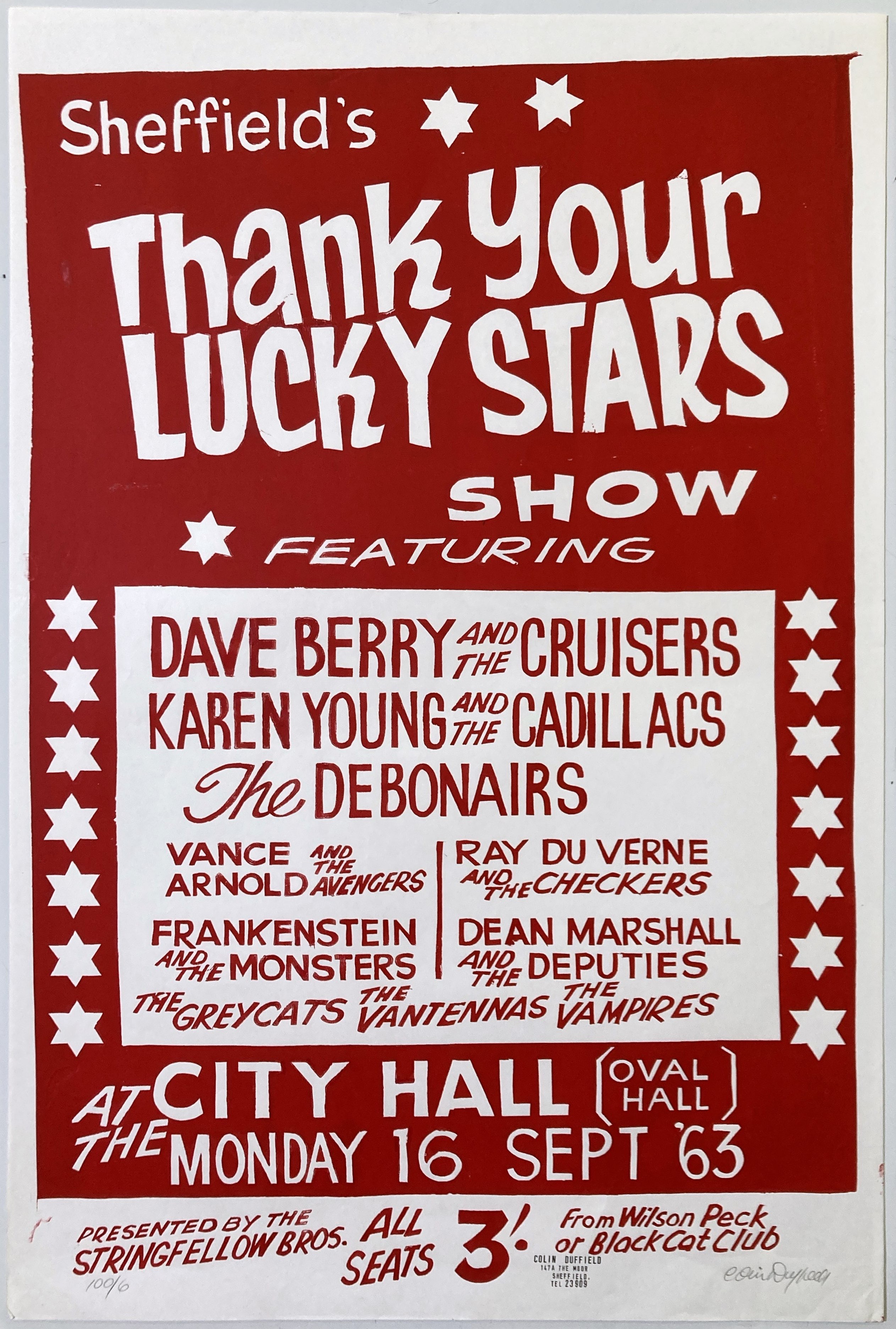 Lot 235 - 1960S POSTERS - LIMITED EDITION REPRINT