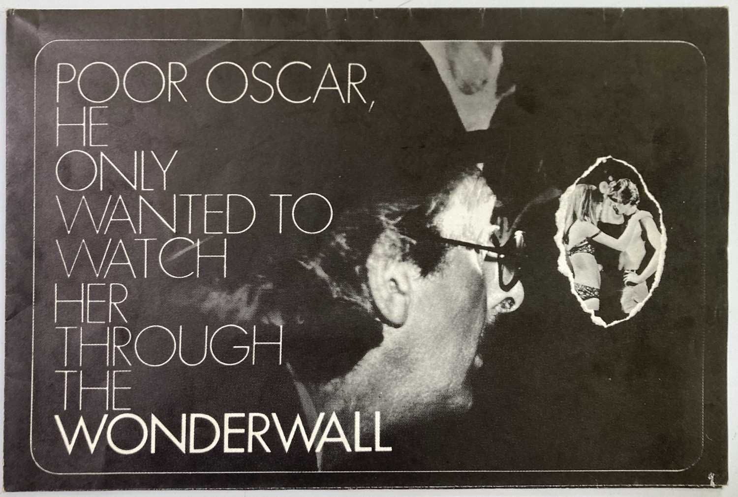 Lot 536 - THE BEATLES - ORIGINAL WONDERWALL POSTER.