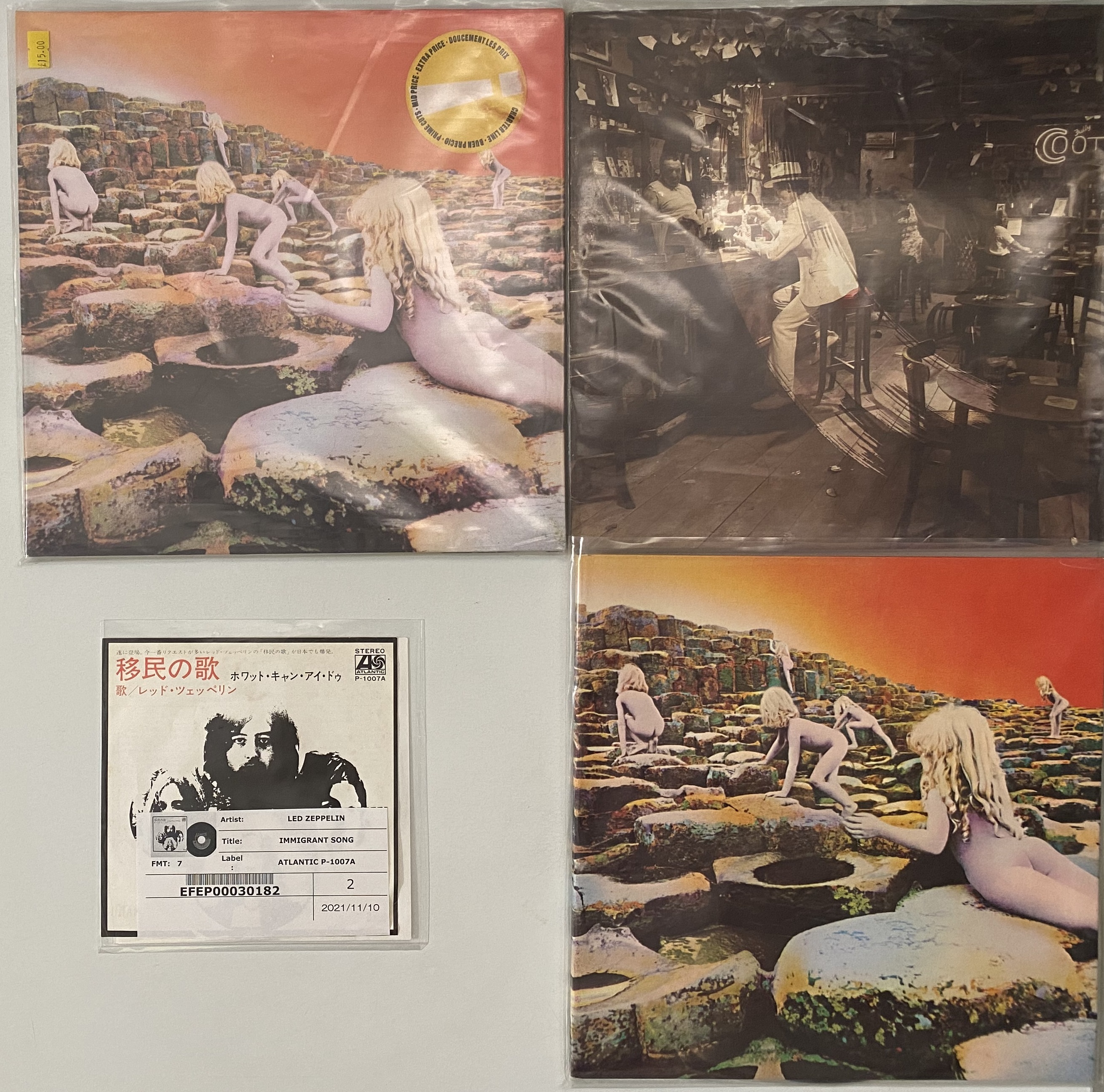 Lot 1041 - LED ZEPPELIN - STUDIO LP COLLECTION PLUS