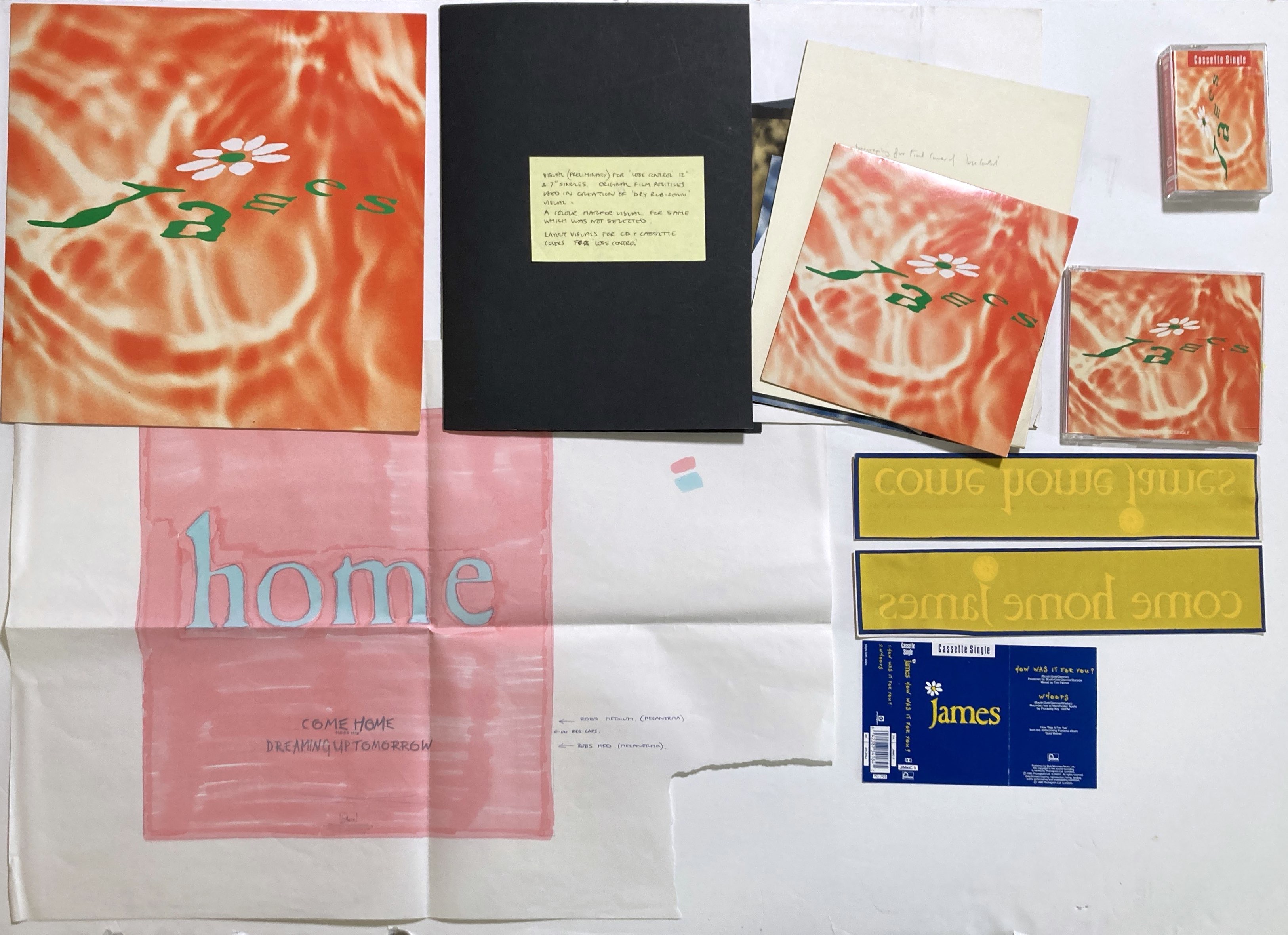 Lot 113 - JAMES - ORIGINAL ARTWORK DESIGNS.