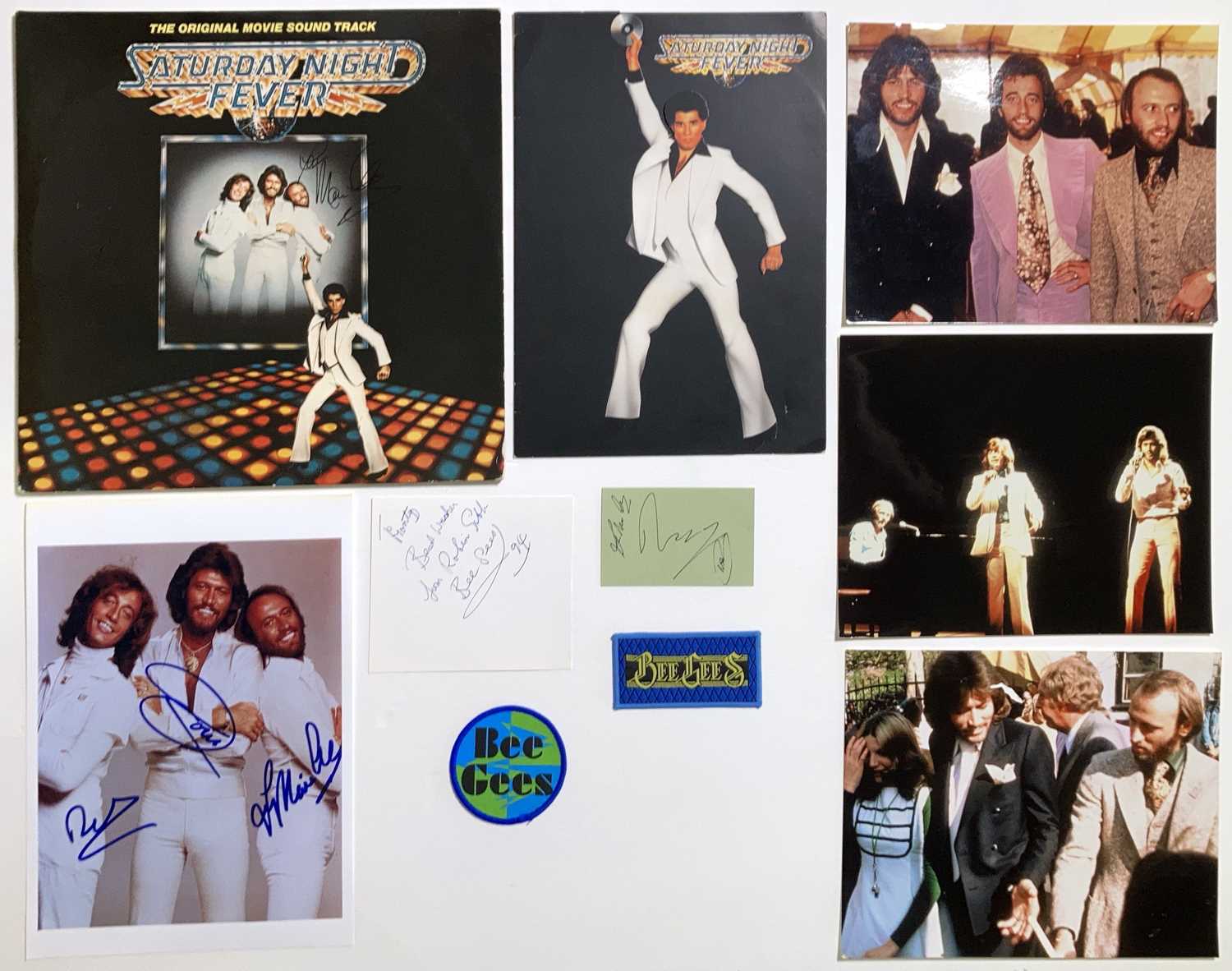 Lot 342 - BEE GEES - AUTOGRAPH COLLECTION.