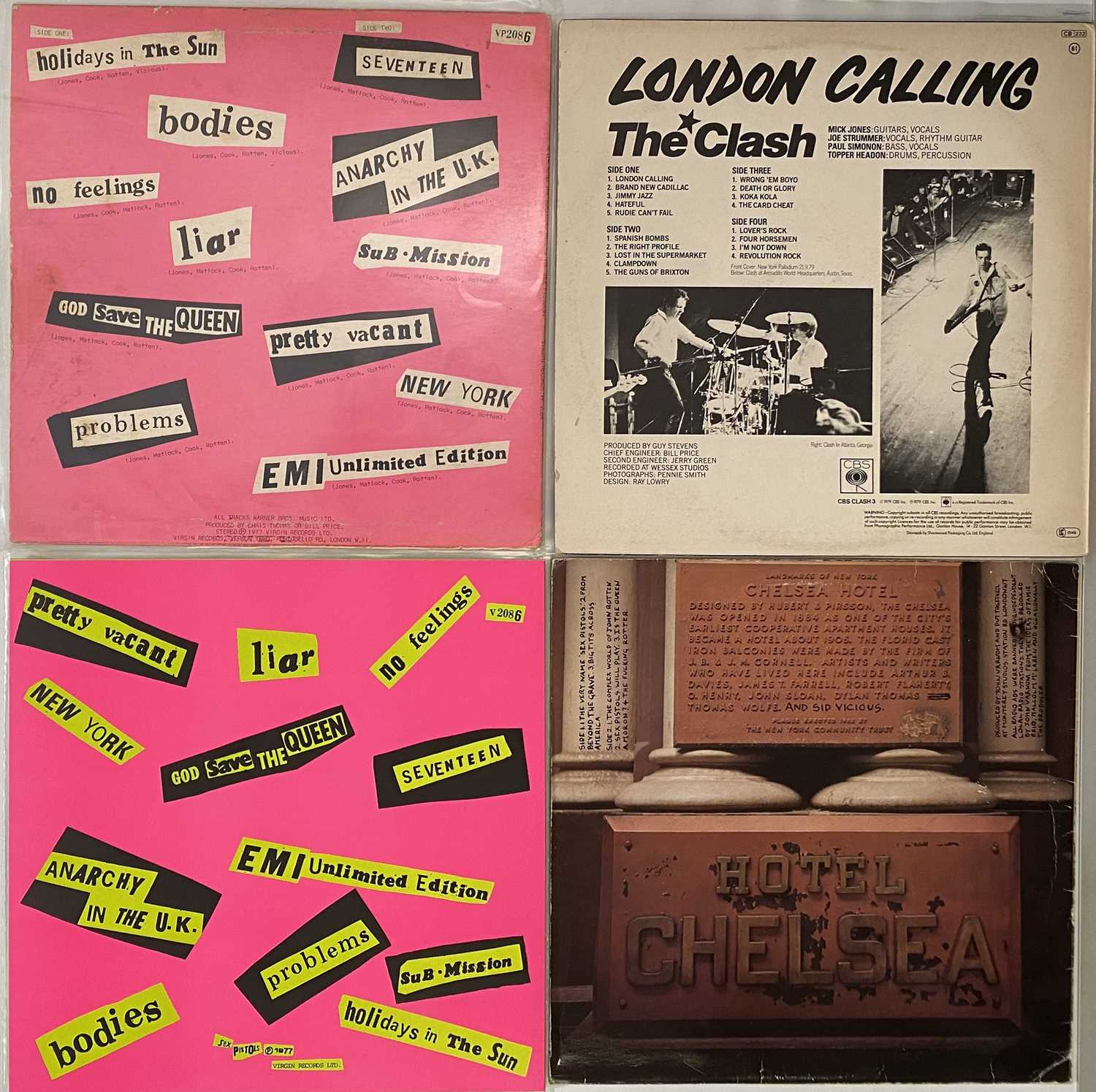 Lot 1180 Sex Pistolsclash Lps