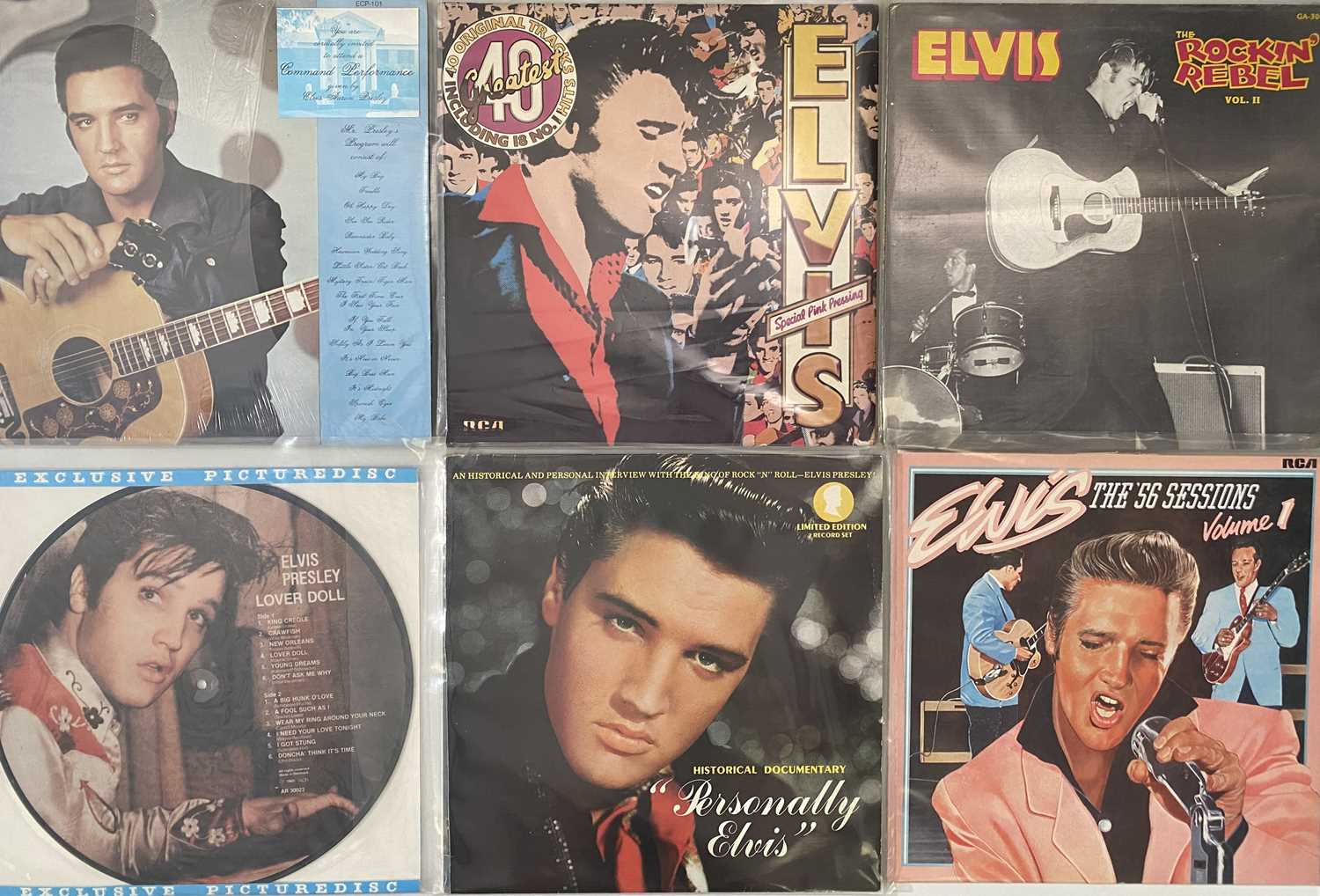 Lot 1214 - ELVIS PRESLEY - LP COLLECTION (WITH