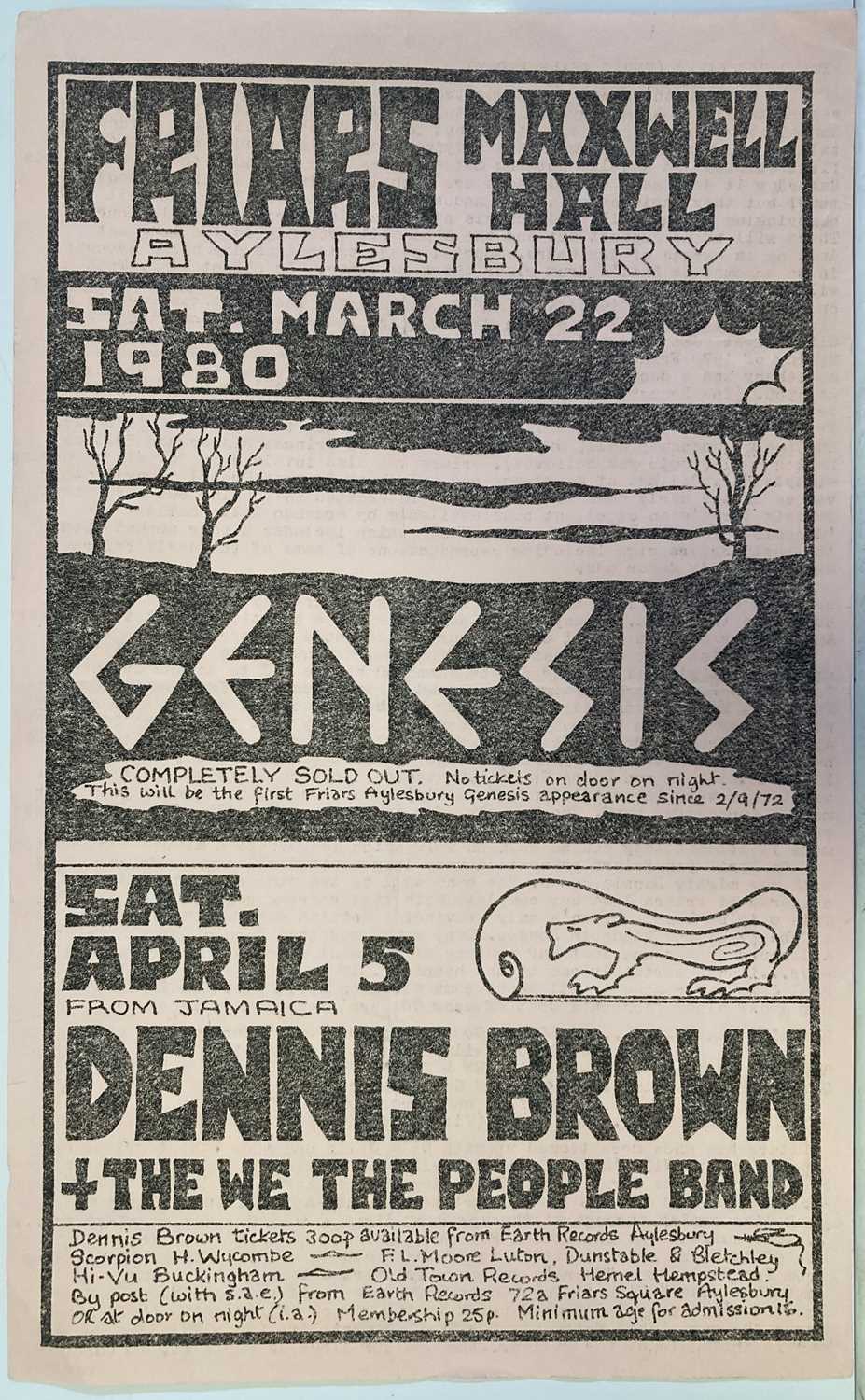 Lot 111 - FRIARS AYLESBURY - GENESIS FLYER.