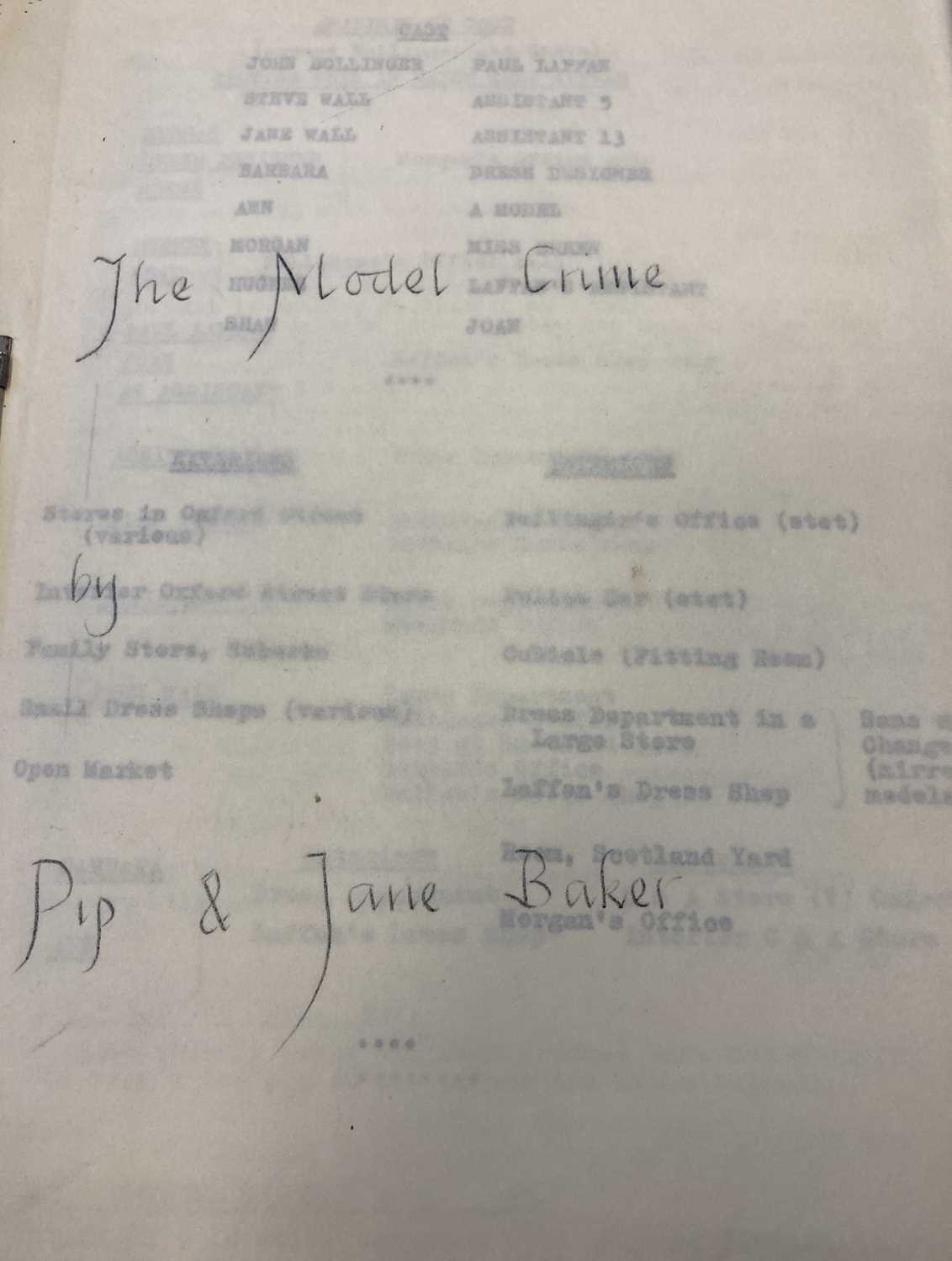 Lot 138 - DOCTOR WHO WRITERS PIP AND JANE BAKER