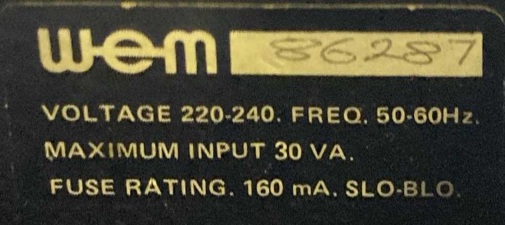 Lot 1 - WEM COPICAT IC400 VARISPEED TAPE ECHO DELAY.
