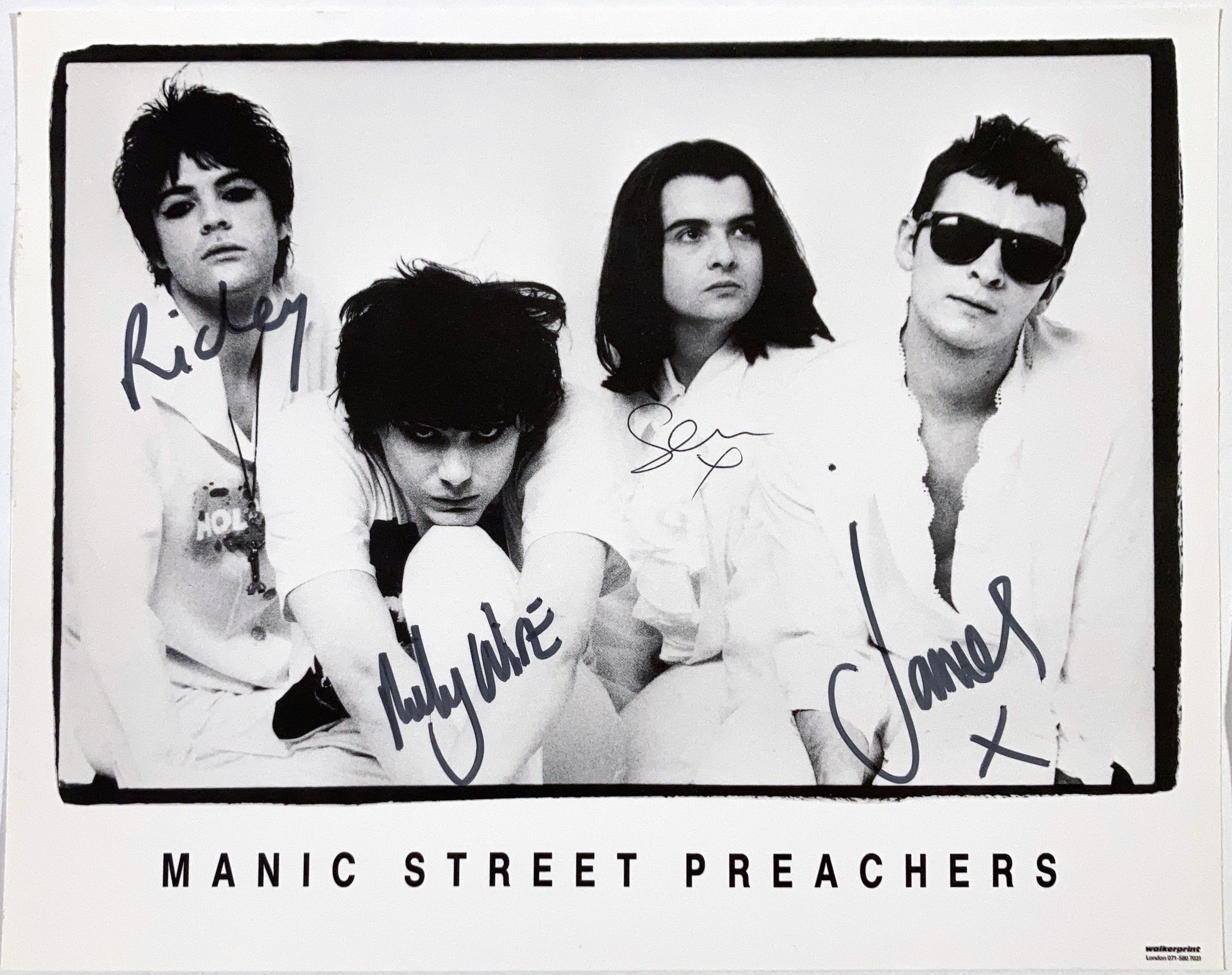 Lot 259 - MANIC ST. PREACHERS - EARLY SIGNED