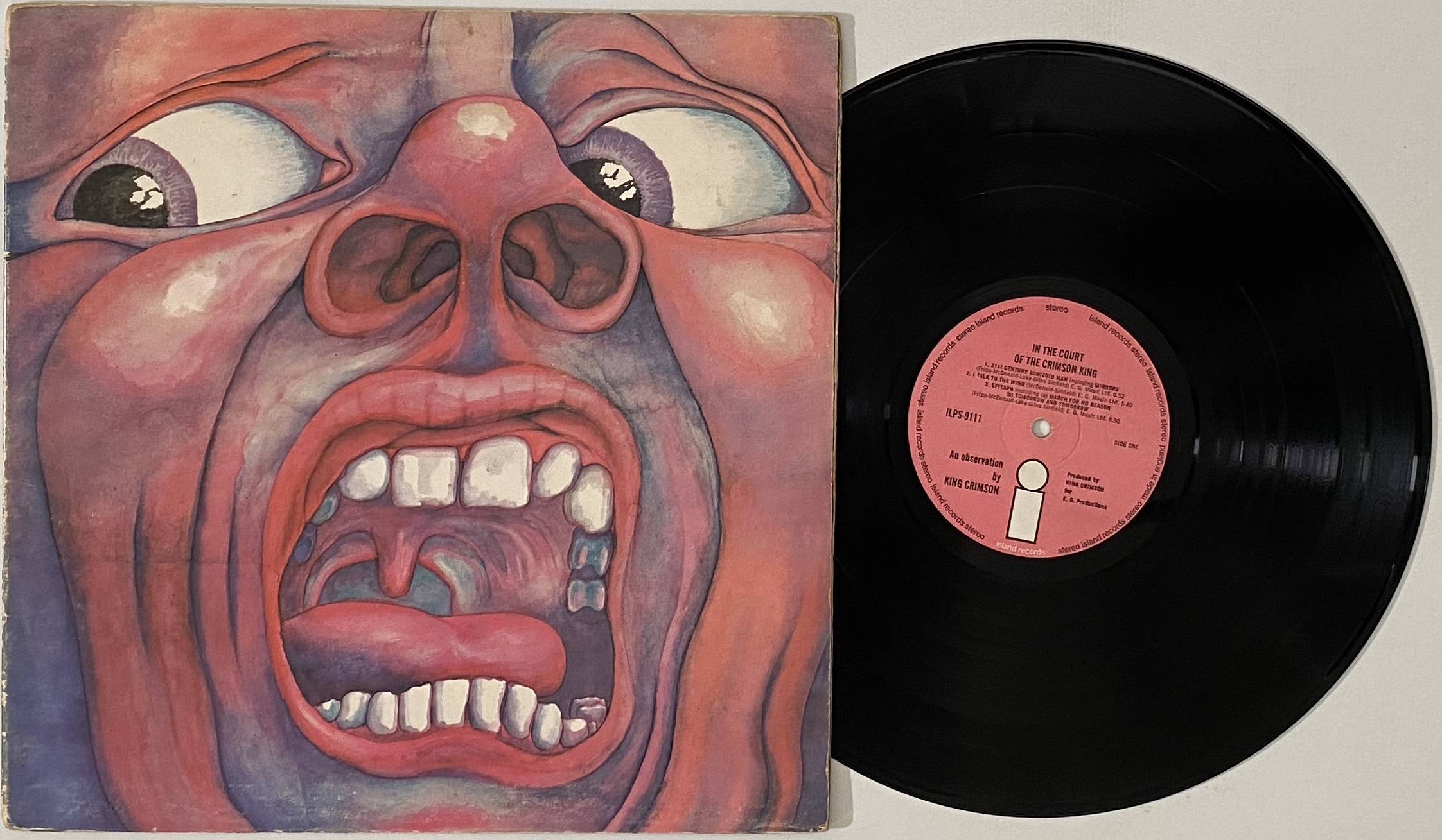 Lot 7 - KING CRIMSON - PINK ISLAND LP RARITIES