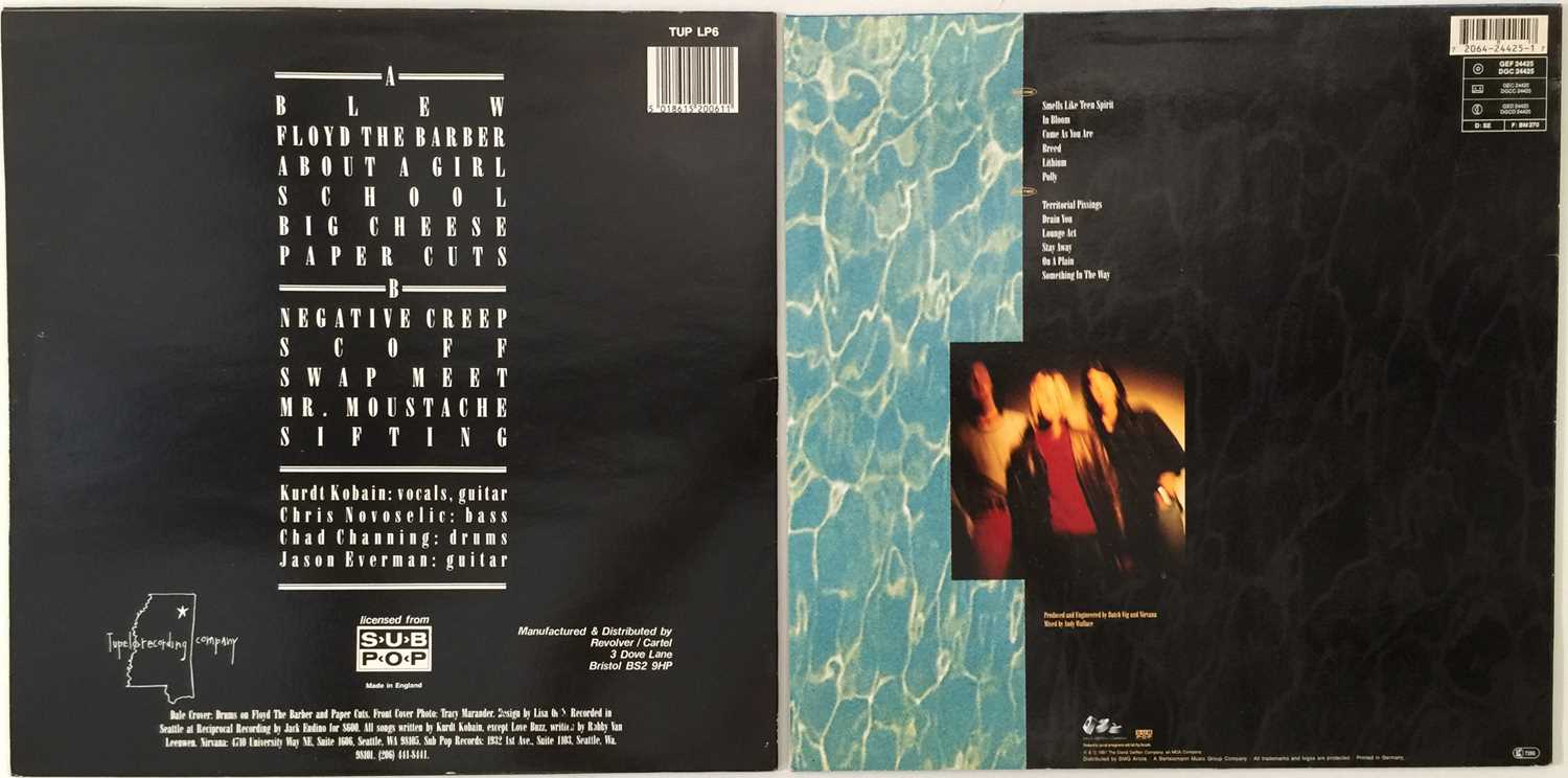 Lot 19 - NIRVANA - BLEACH/ NEVERMIND LP PACK