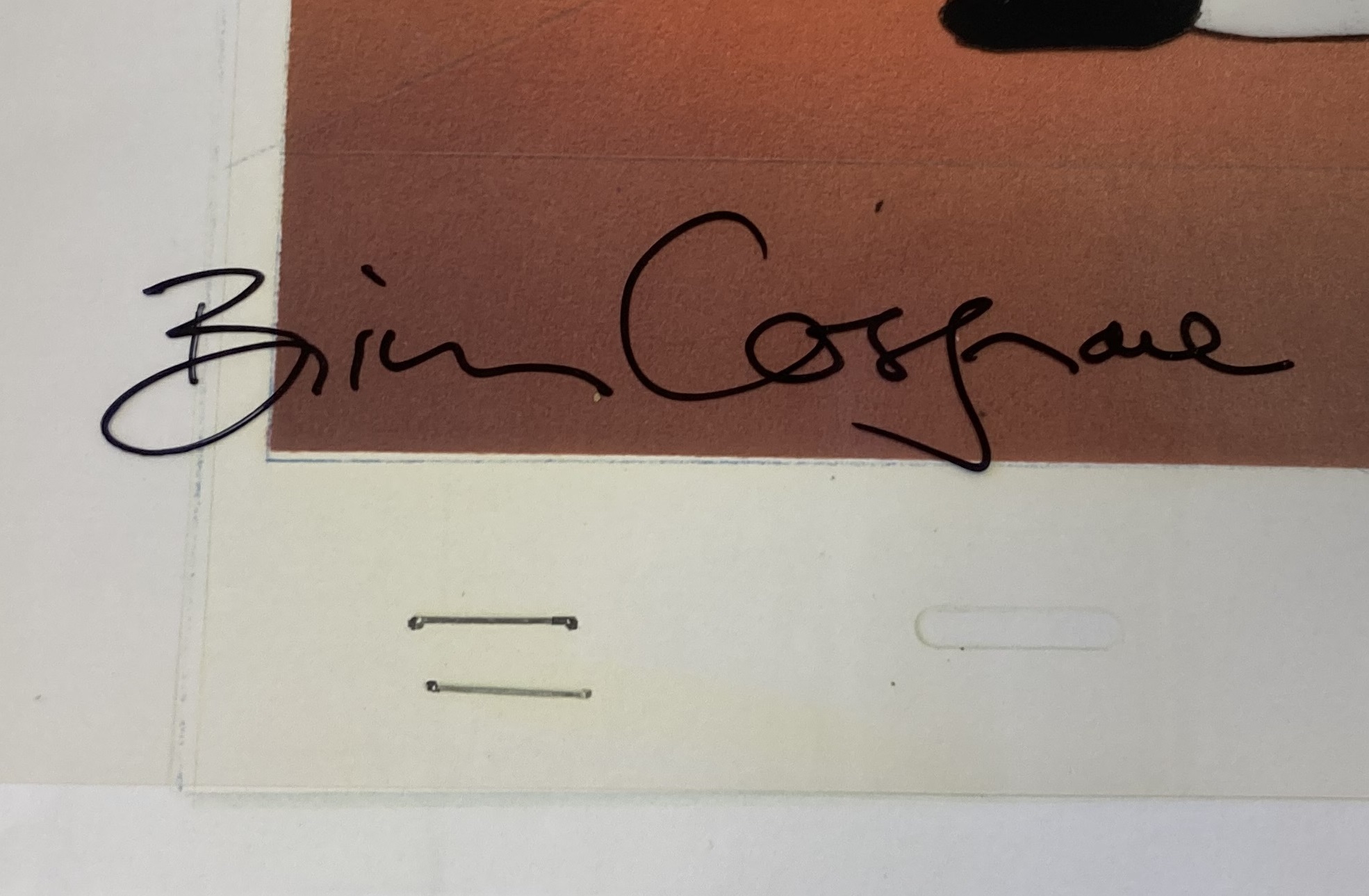 Lot 148 - DANGER MOUSE - BRIAN COSGROVE SIGNED LETTER