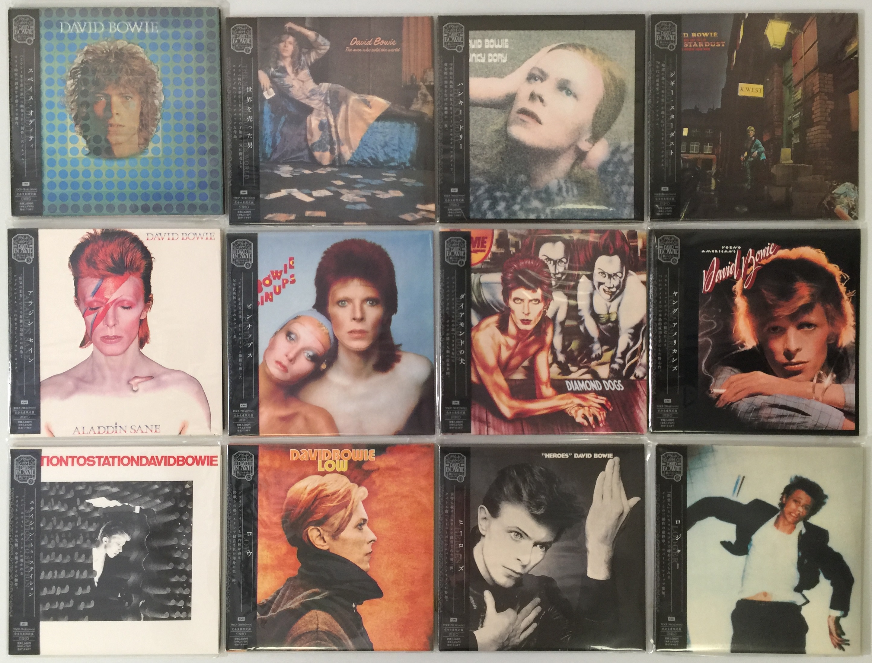 Lot 12 - DAVID BOWIE - CD STUDIO ALBUMS (JAPANESE CDs)