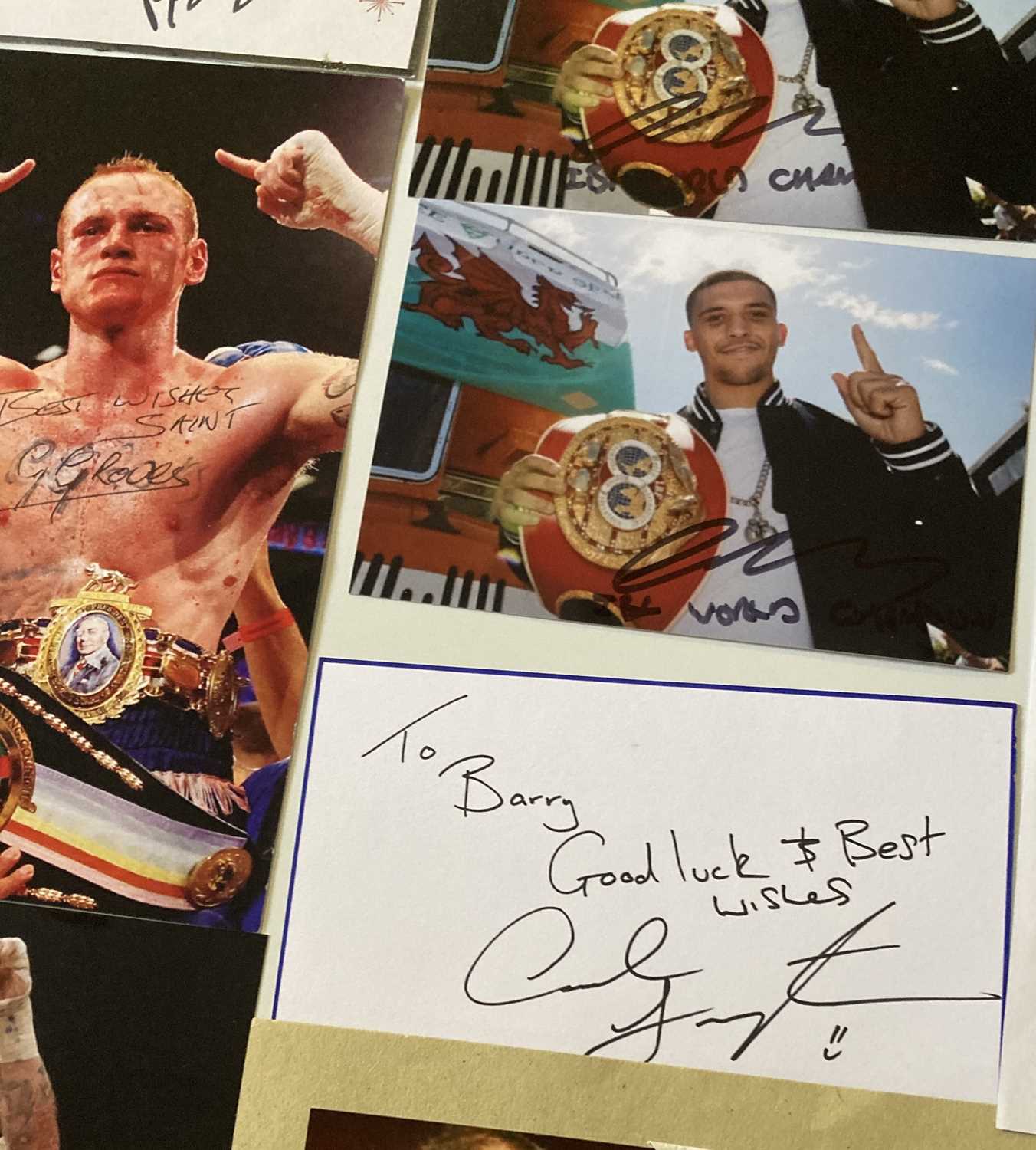 Lot 158 - SPORTS AUTOGRAPHS - BOXING WORLD CHAMPIONS