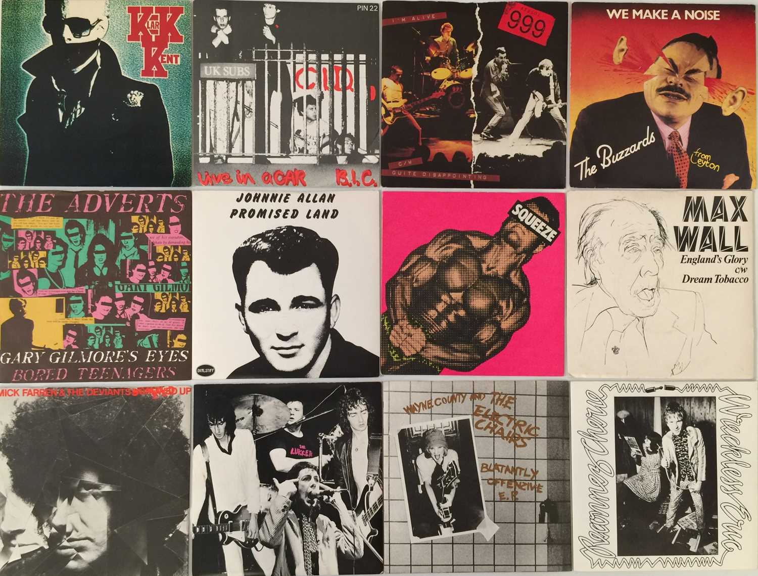Lot 69 - CLASSIC PUNK/ POST PUNK - 7" COLLECTION