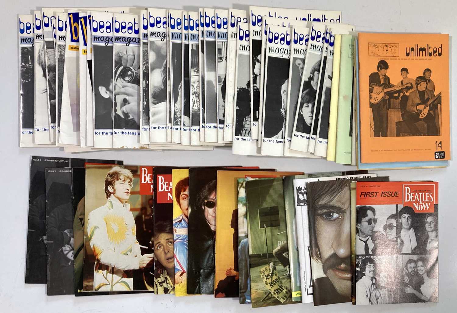 Lot 472 - THE BEATLES MONTHLY MAGAZINES.