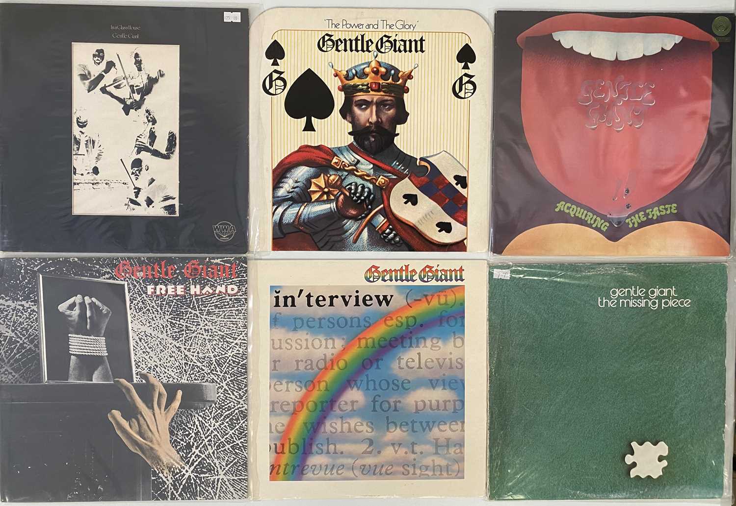 Lot 98 - GENTLE GIANT - LP PACK