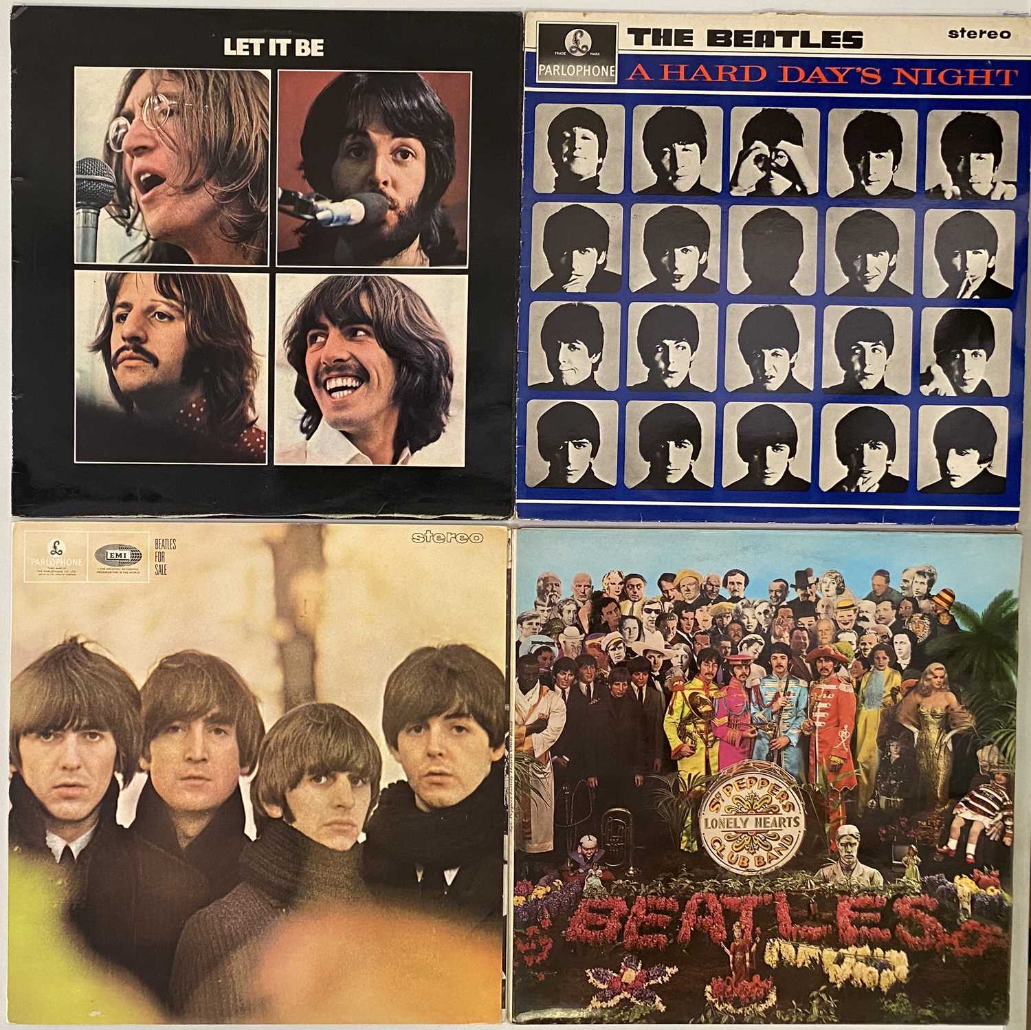 Lot 134 - THE BEATLES - STUDIO LPs (WITH LOW NUMBER