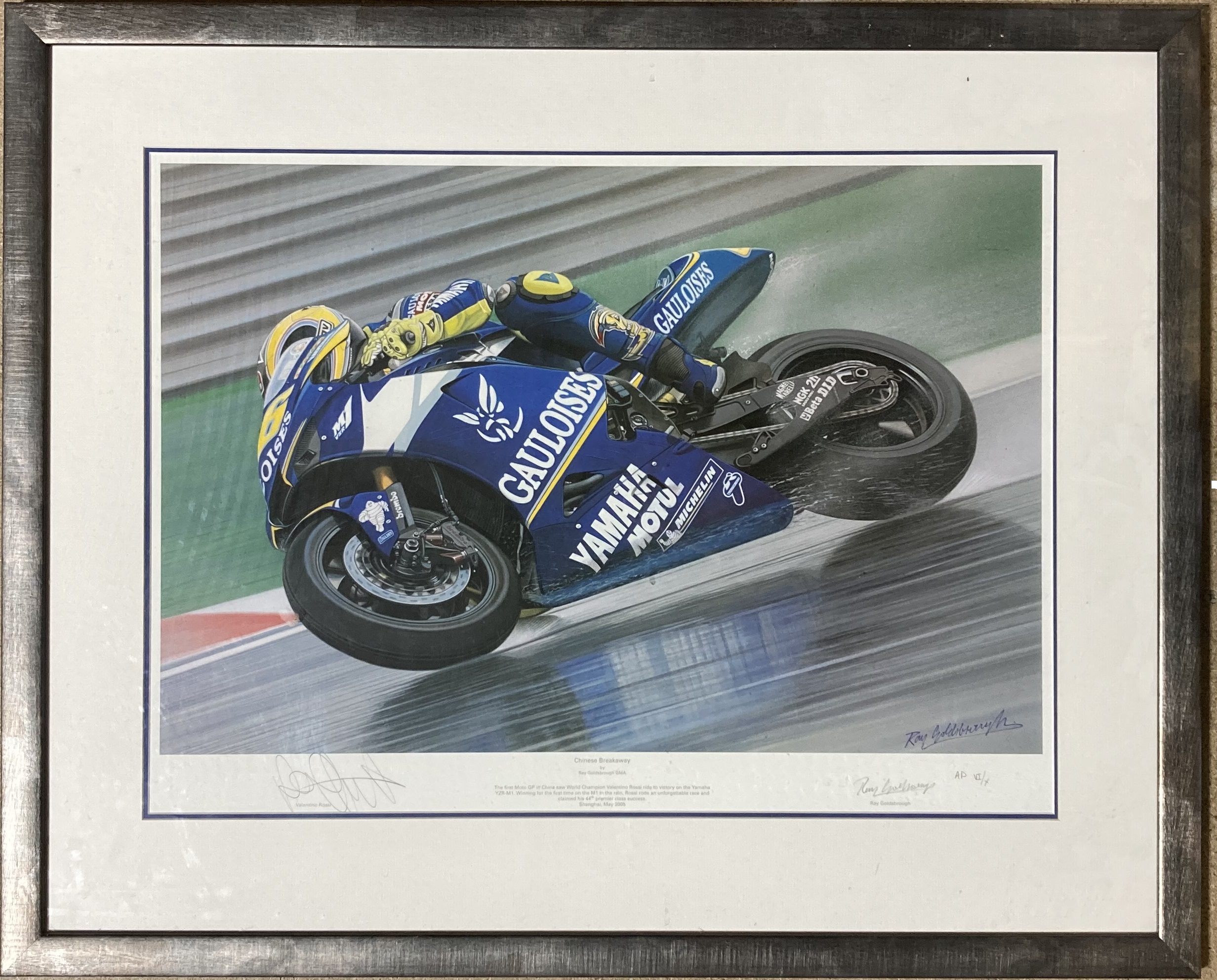Lot 188 - MOTOGP VALENTINO ROSSI - RAY GOLDSBROUGH
