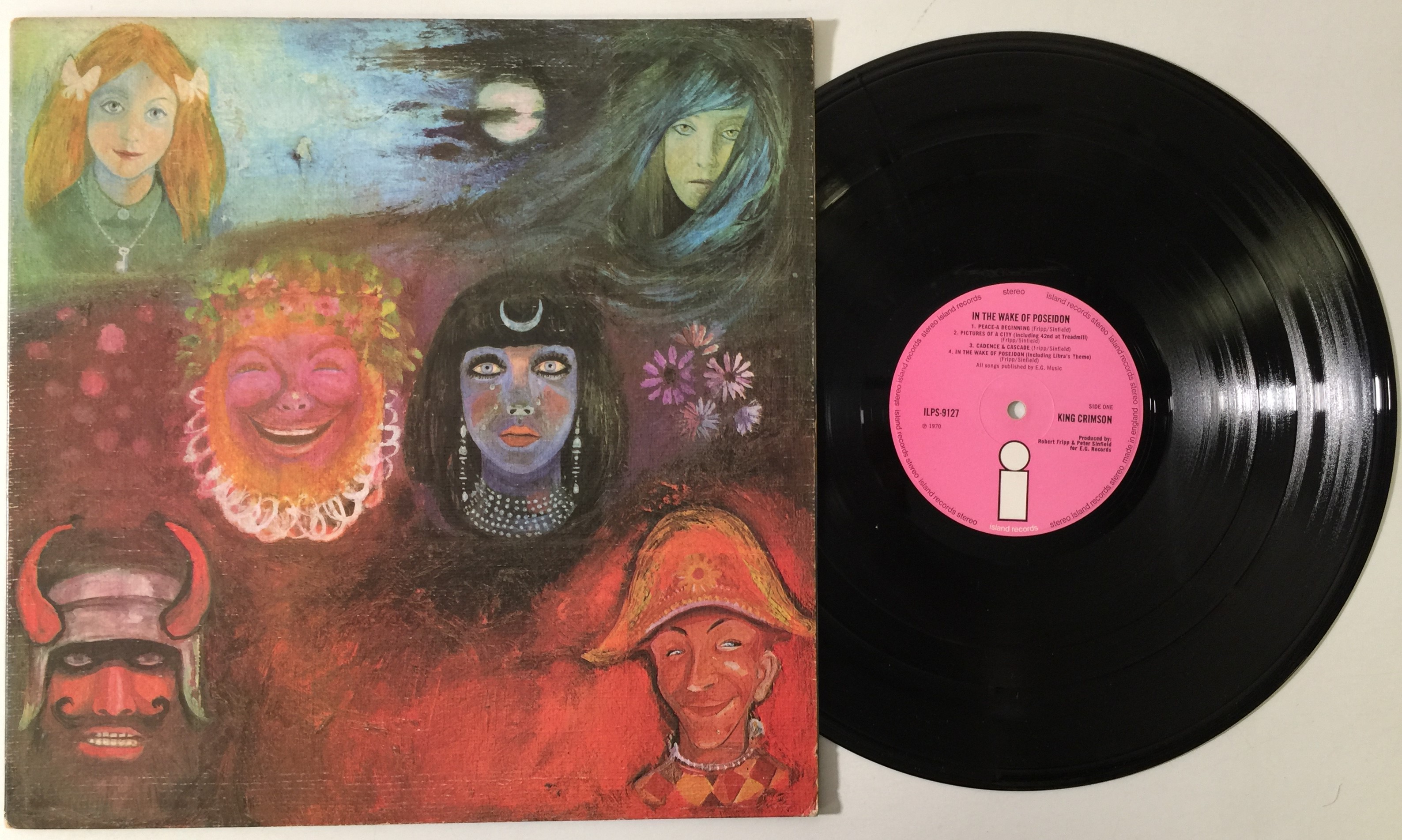 Lot 299 - KING CRIMSON - IN THE WAKE OF POSEIDON LP