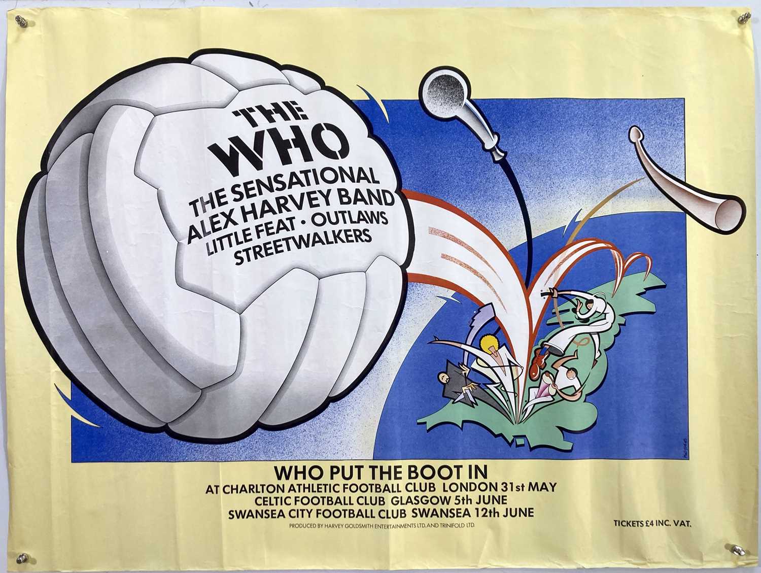 Lot 167 - THE WHO - ORIGINAL 1976 'PUT THE BOOT IN'