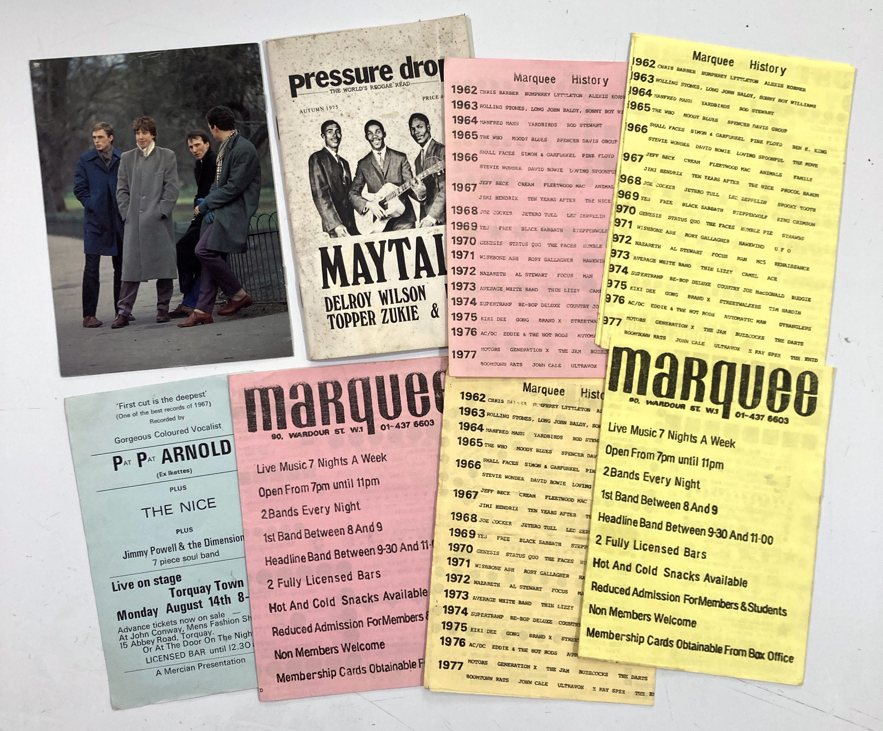 Lot 42 - MUSIC FANZINES / MAGAZINES / PROGRAMMES.