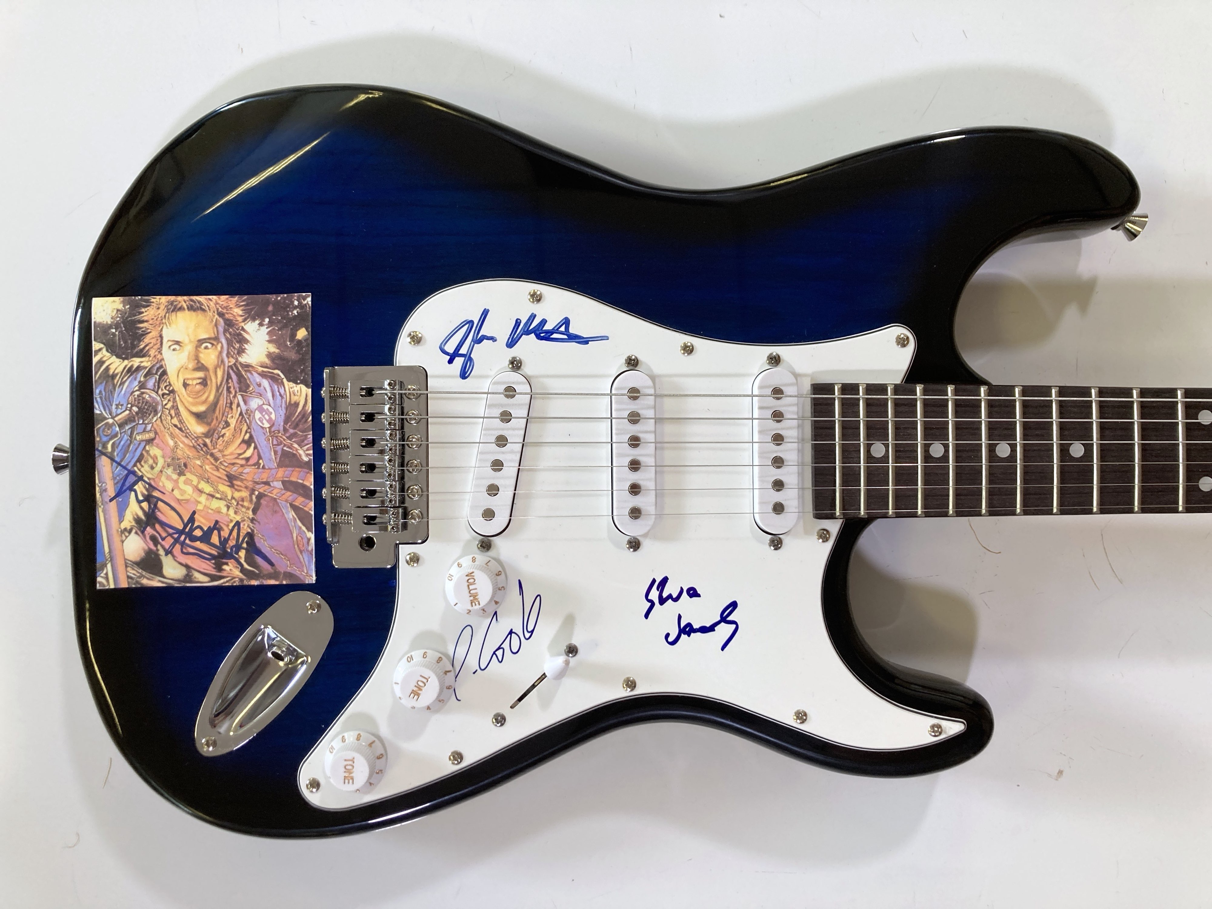 Lot 421 The Sex Pistols A Signed Electric Guitar