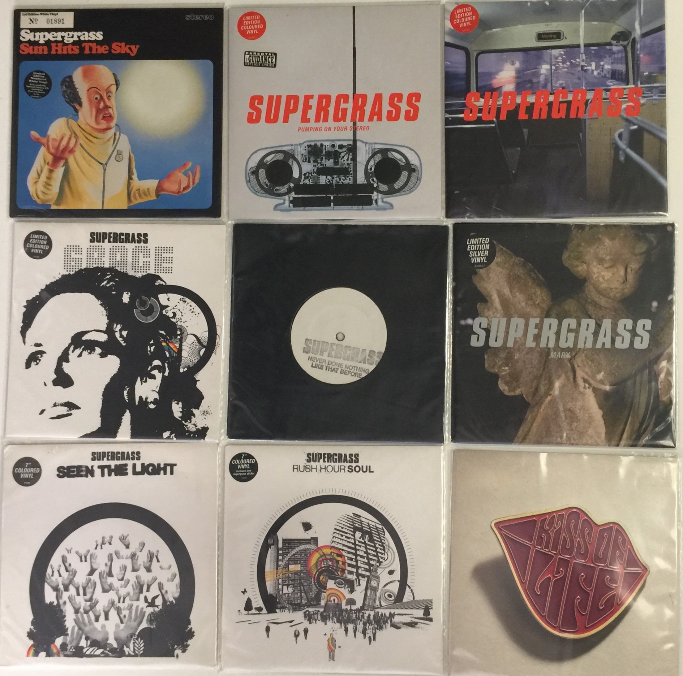 Lot 233 - SUPERGRASS - 7" ARCHIVE (1994/2015)