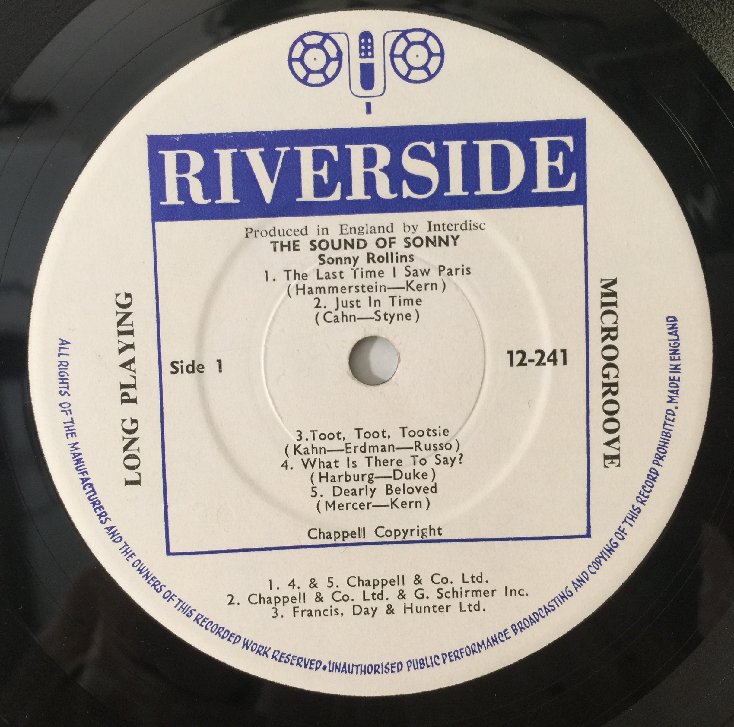 Lot 661 - SONNY ROLLINS - THE SOUND OF SONNY LP (UK