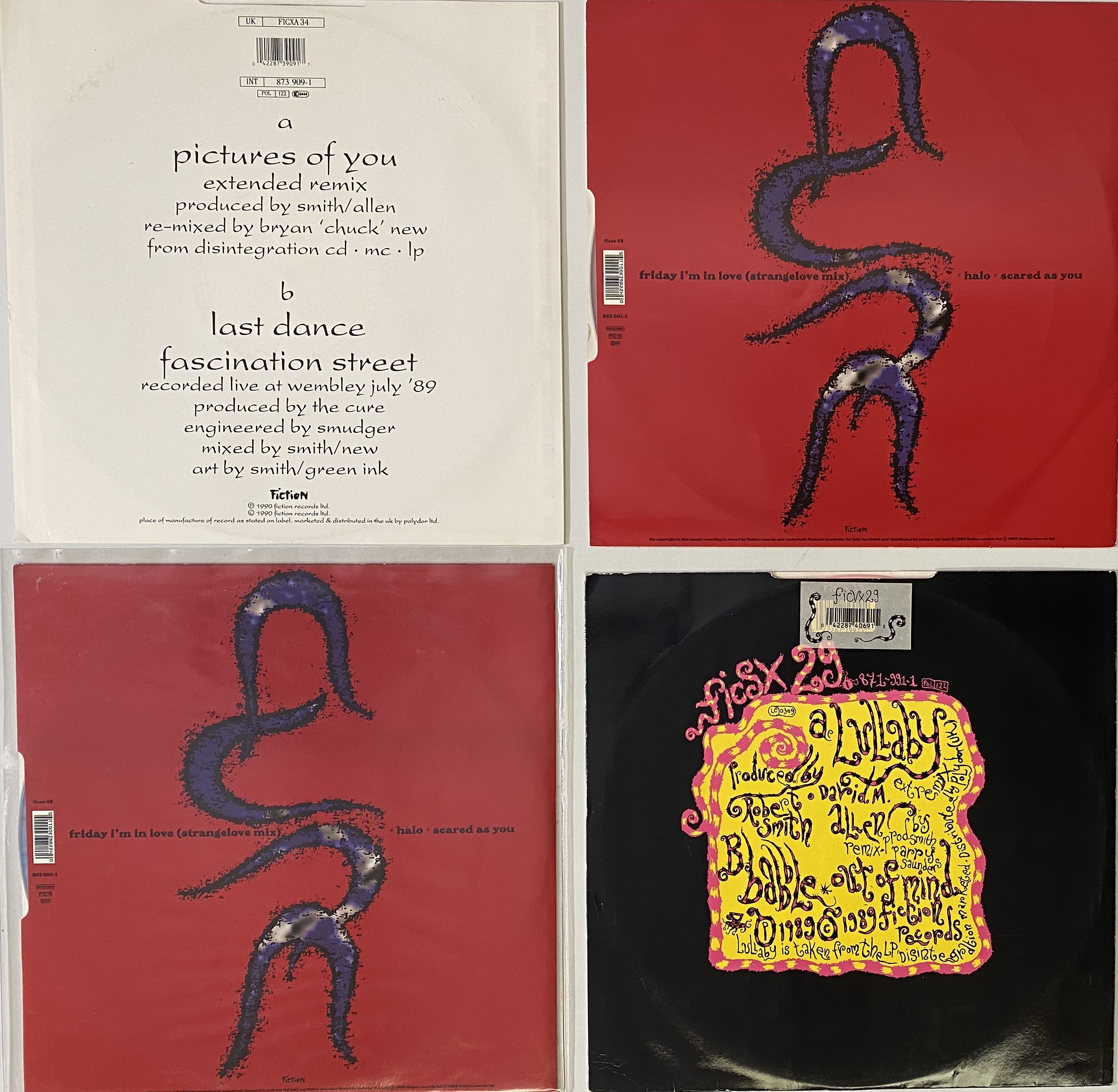 Lot 664 - THE CURE - 12" PACK (LIMITED EDITIONS/