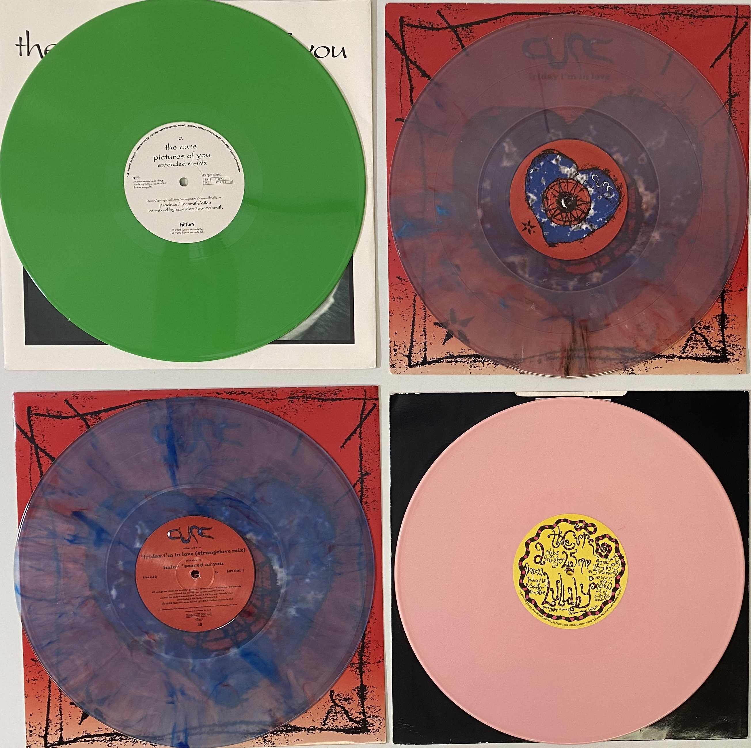 Lot 664 - THE CURE - 12" PACK (LIMITED EDITIONS/