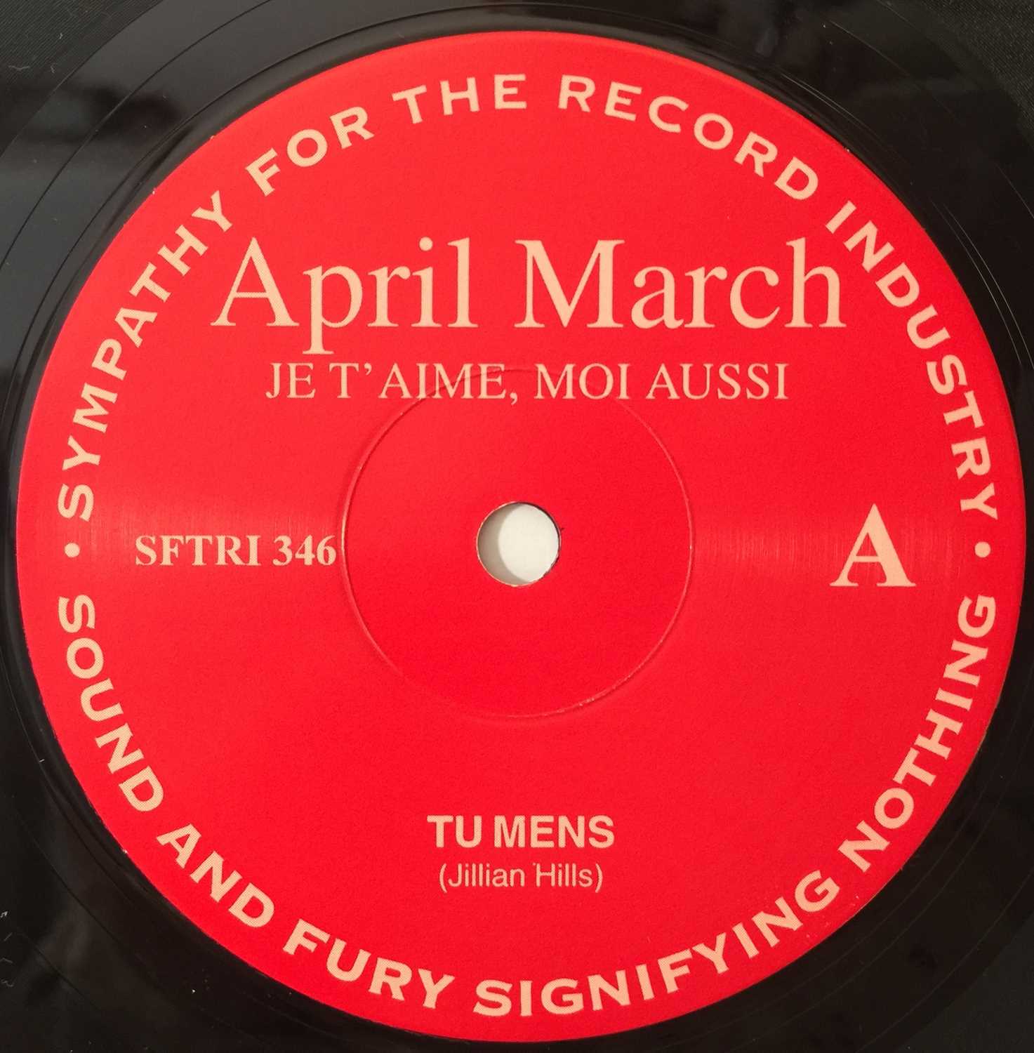 Lot 667 - APRIL MARCH - CHICK HABIT 2x 7" EP (CHANSON