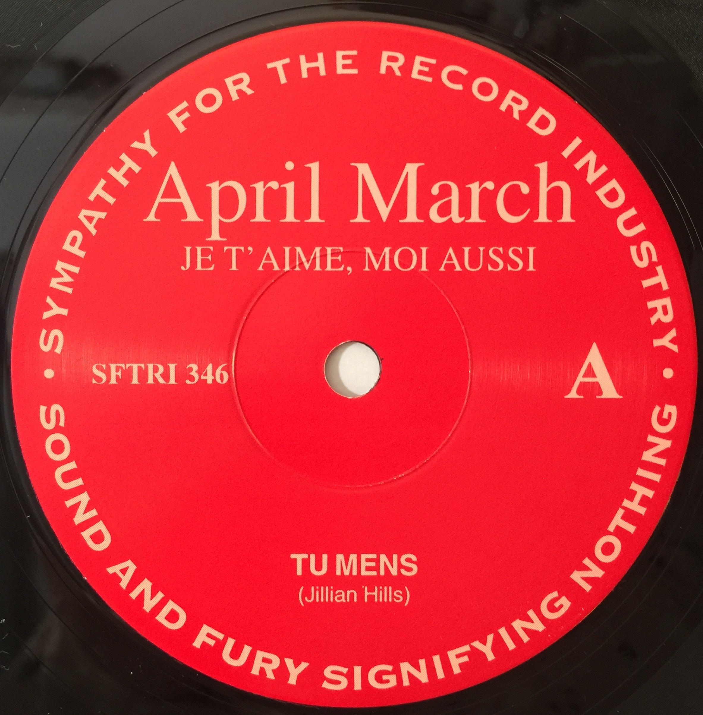 Lot 667 - APRIL MARCH - CHICK HABIT 2x 7" EP (CHANSON