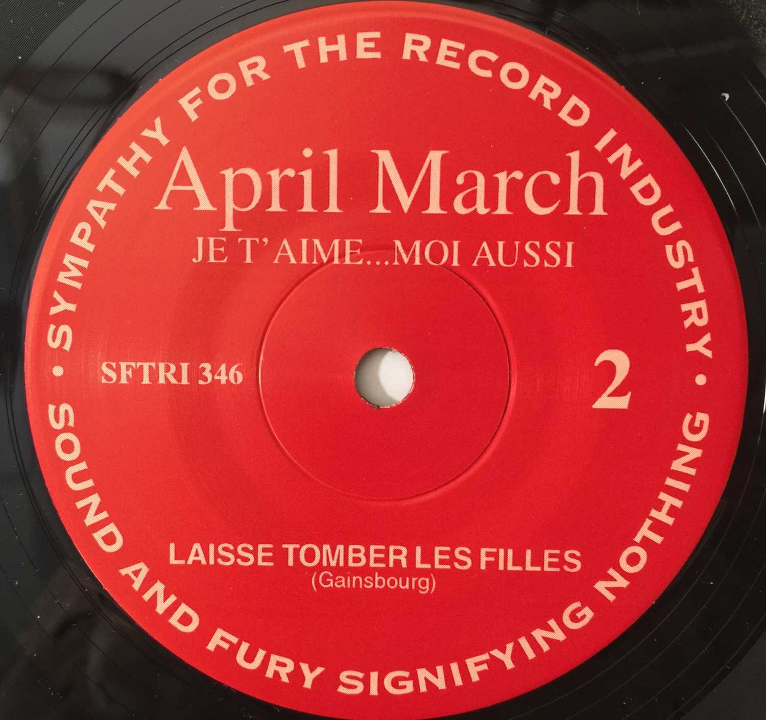 Lot 667 - APRIL MARCH - CHICK HABIT 2x 7" EP (CHANSON