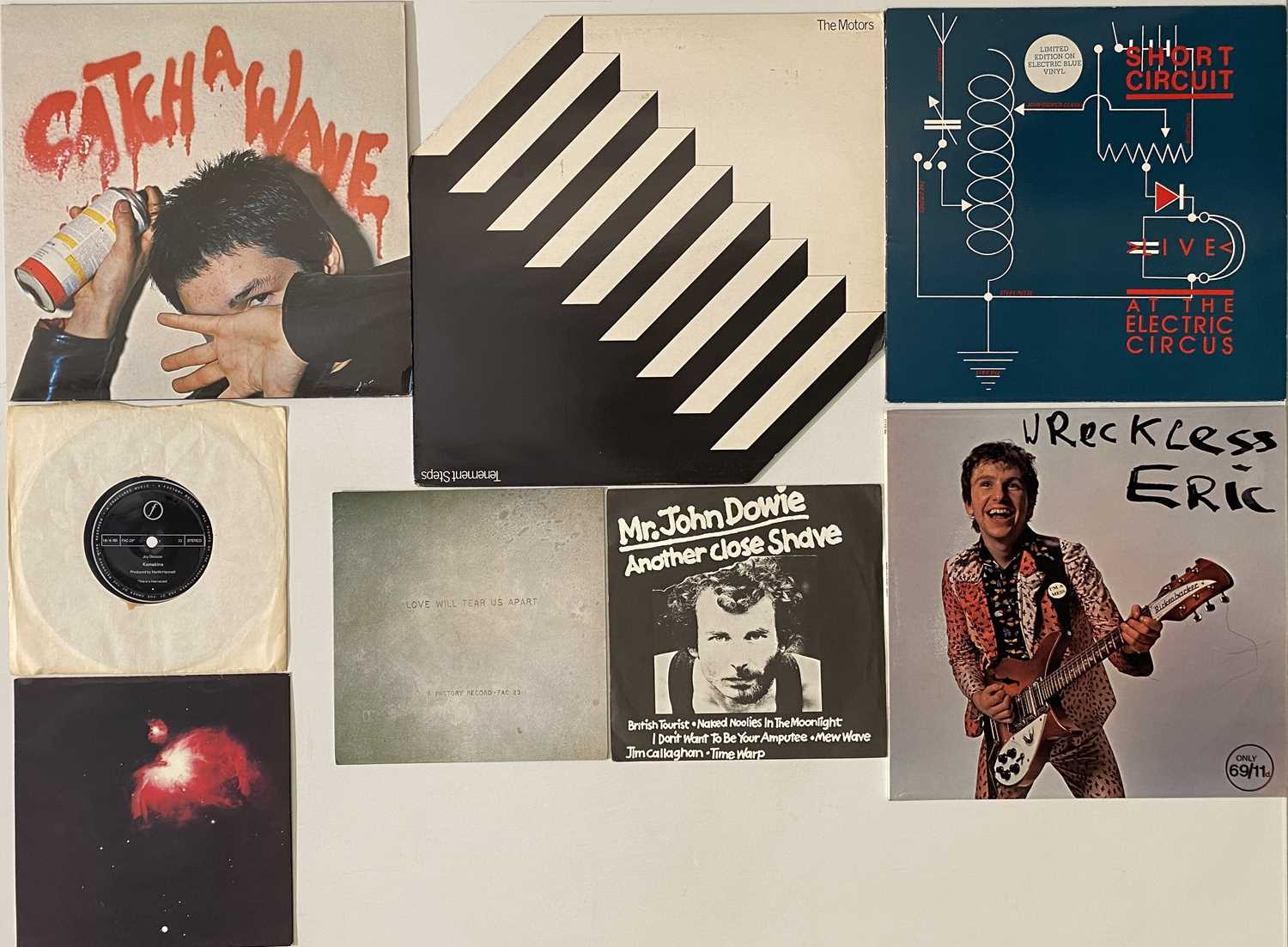Lot 675 - PUNK/WAVE/ SYNTH/ ROCK - LPs/ 12"/ 7"