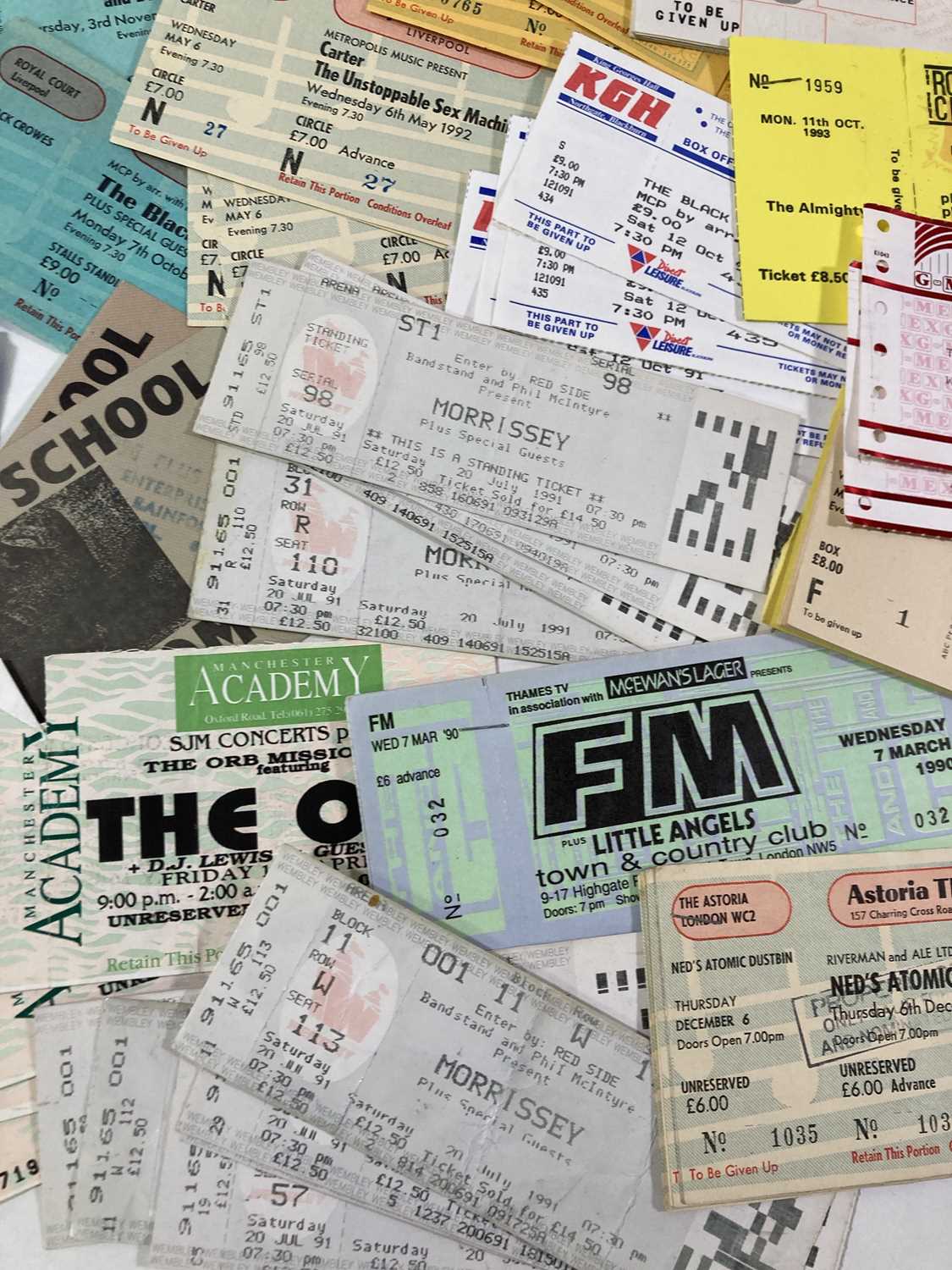 Lot 134 - TICKET ARCHIVE - GRUNGE / ALT ROCK MANY