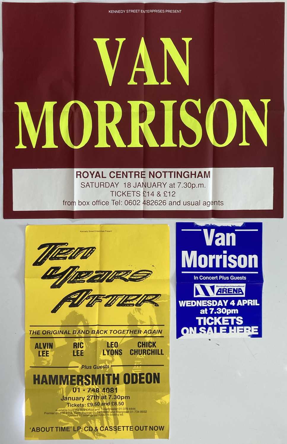 Lot 172 - 1980S/1990S CONCERT POSTERS.